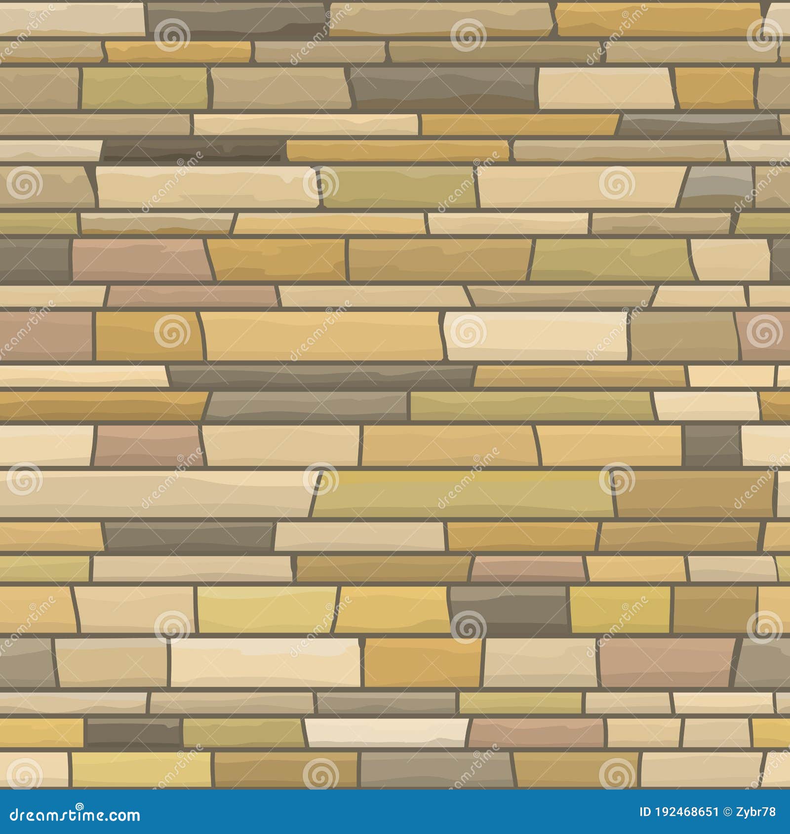 Seamless Texture Of Stonewall Cartoon Vector | CartoonDealer.com #192468651