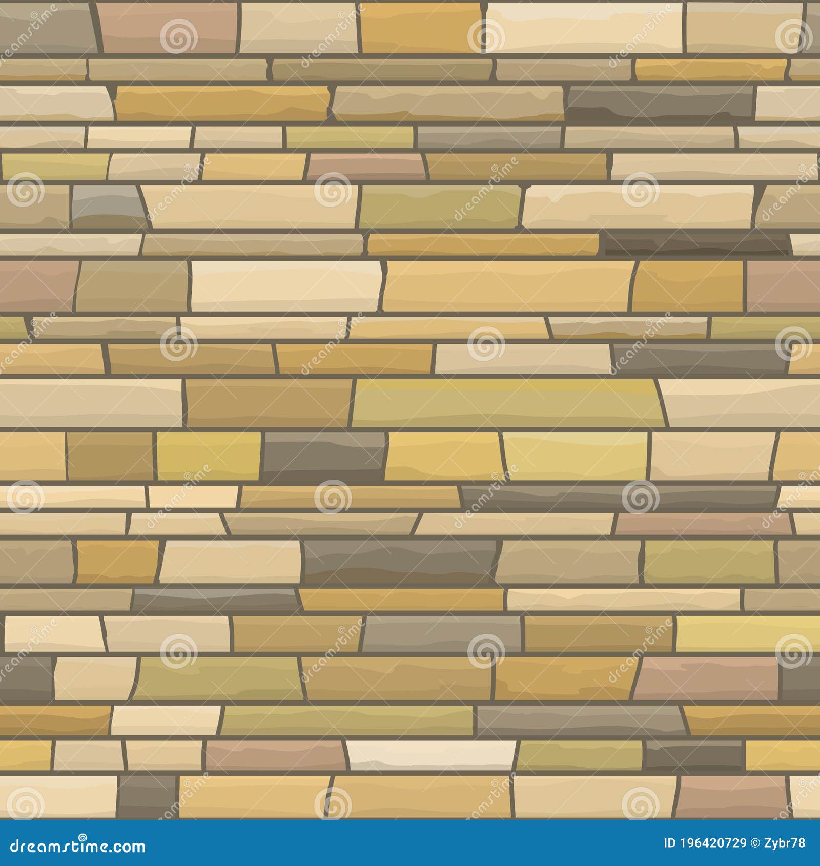 Seamless Texture Of Stonewall Cartoon Vector | CartoonDealer.com #196420729