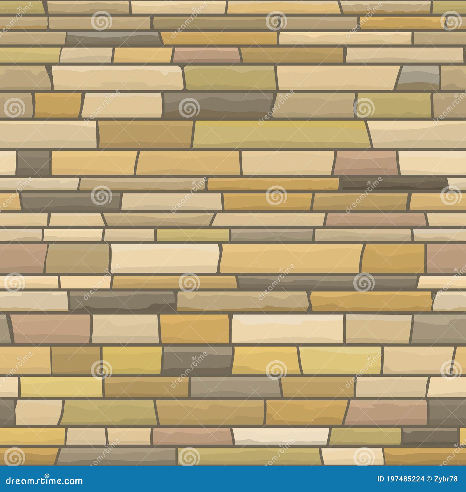 Seamless Texture Of Stonewall Vector Illustration | CartoonDealer.com ...