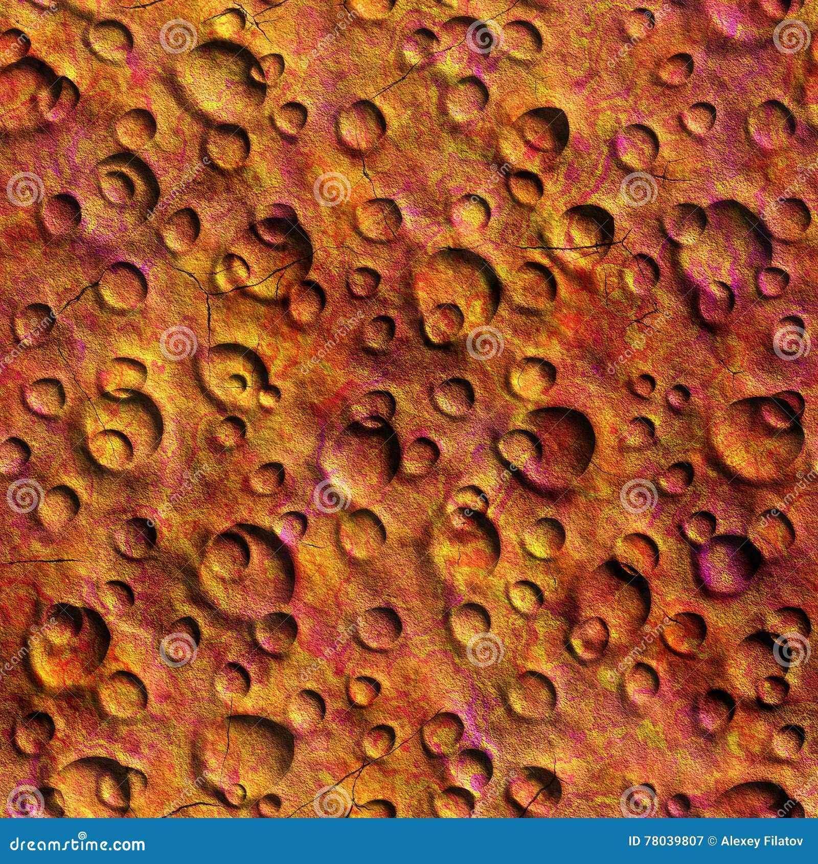 Seamless Texture Surface Mars Stock Image - Image of view, brown: 78039807