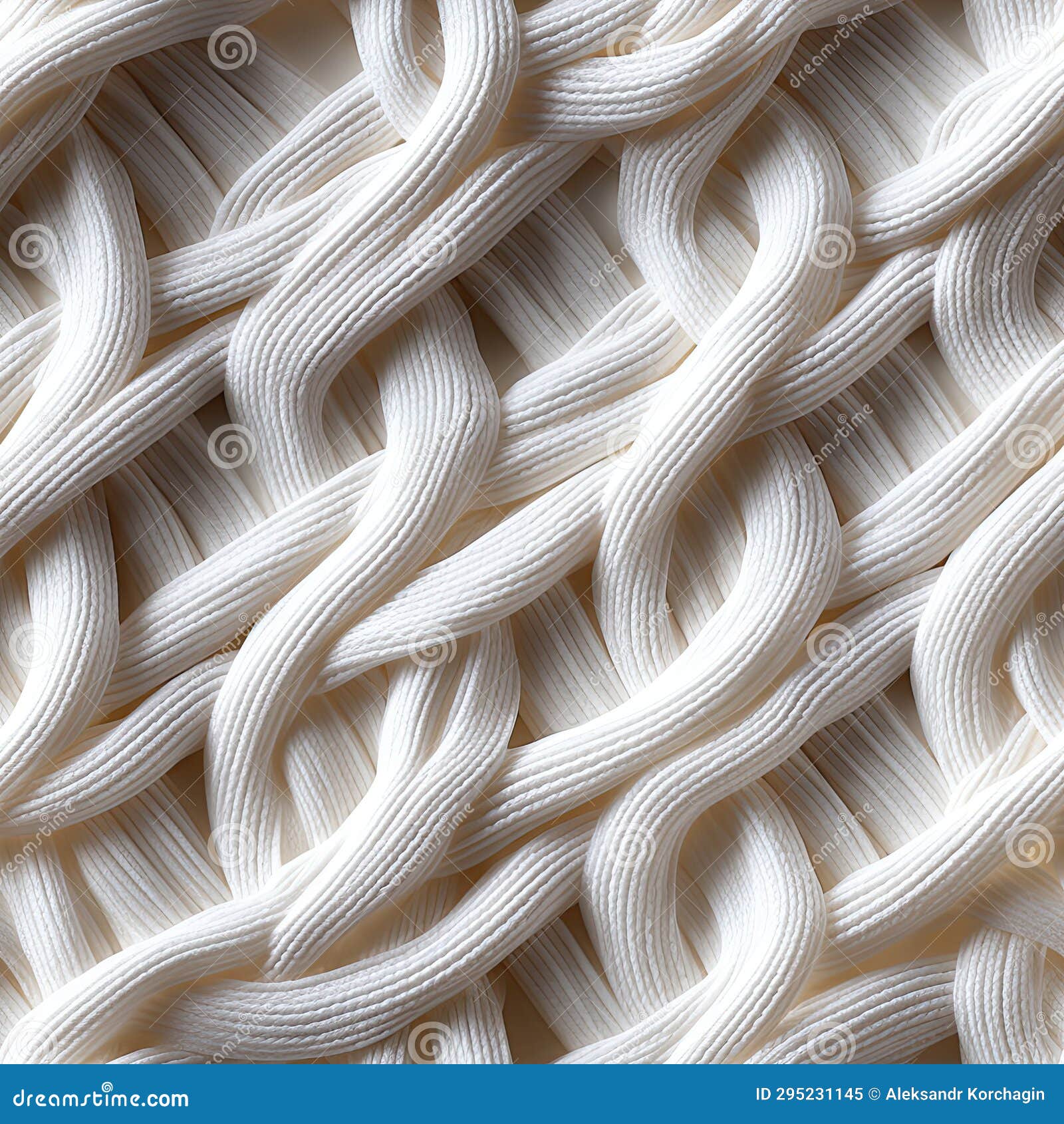 Seamless Texture of Textile Fabric with Pattern Knitted with White ...