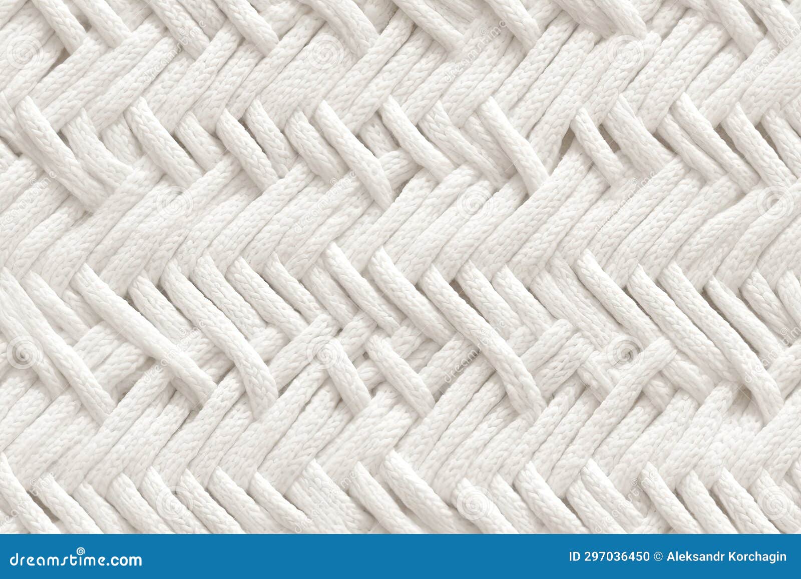 Seamless Texture of Textile Fabric with Pattern Knitted with White ...