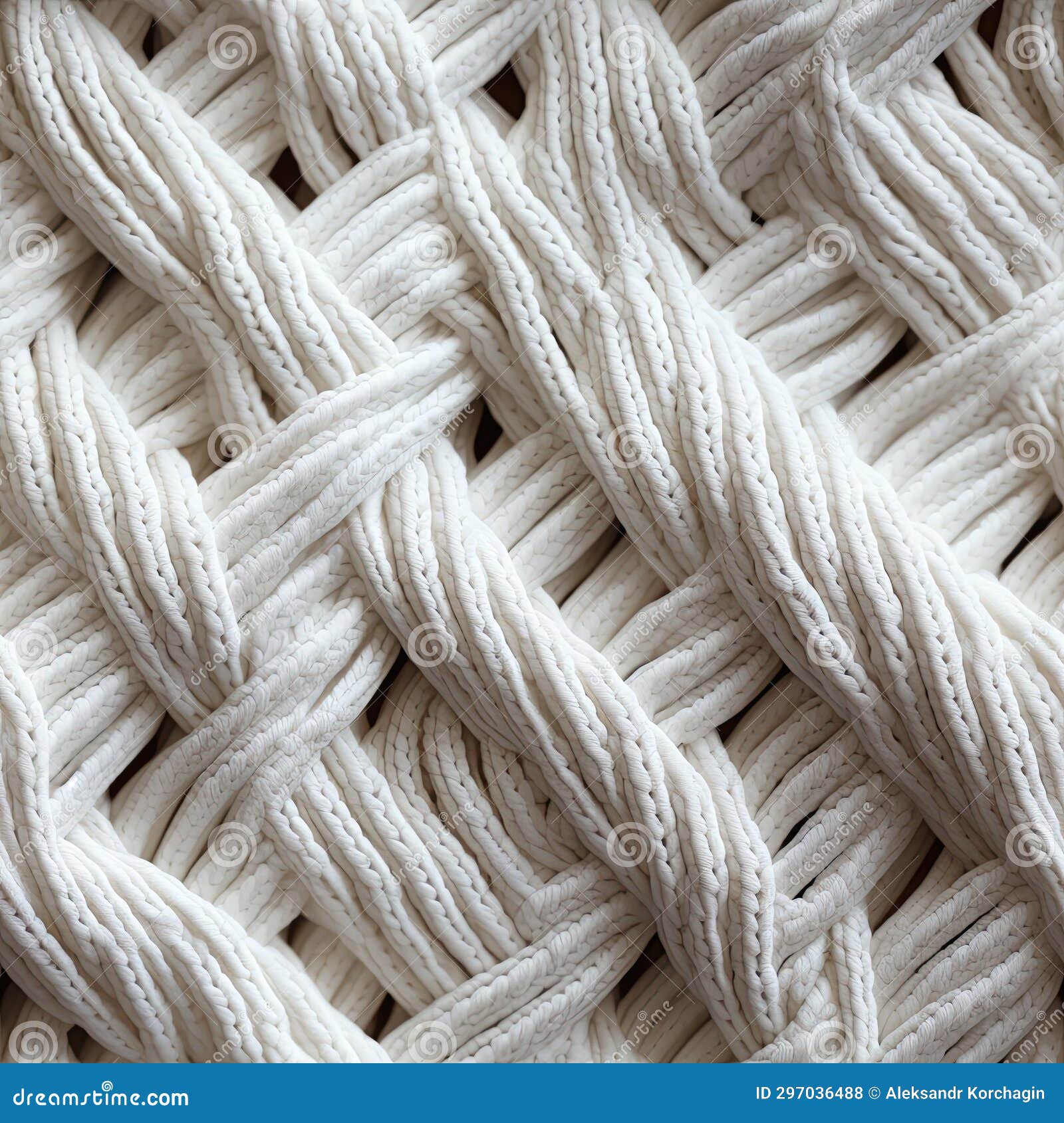 Seamless Texture of Textile Fabric with Pattern Knitted with White ...