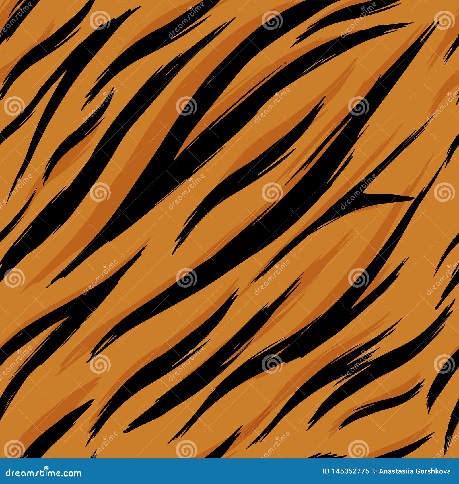 Seamless Texture Tiger Skins. Pattern. Eps 10. Stock Vector ...