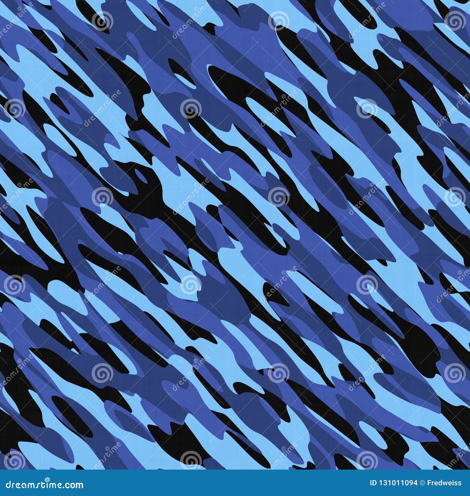 Common Sky Blue Camouflage Seamless Texture Tile Stock Illustration ...