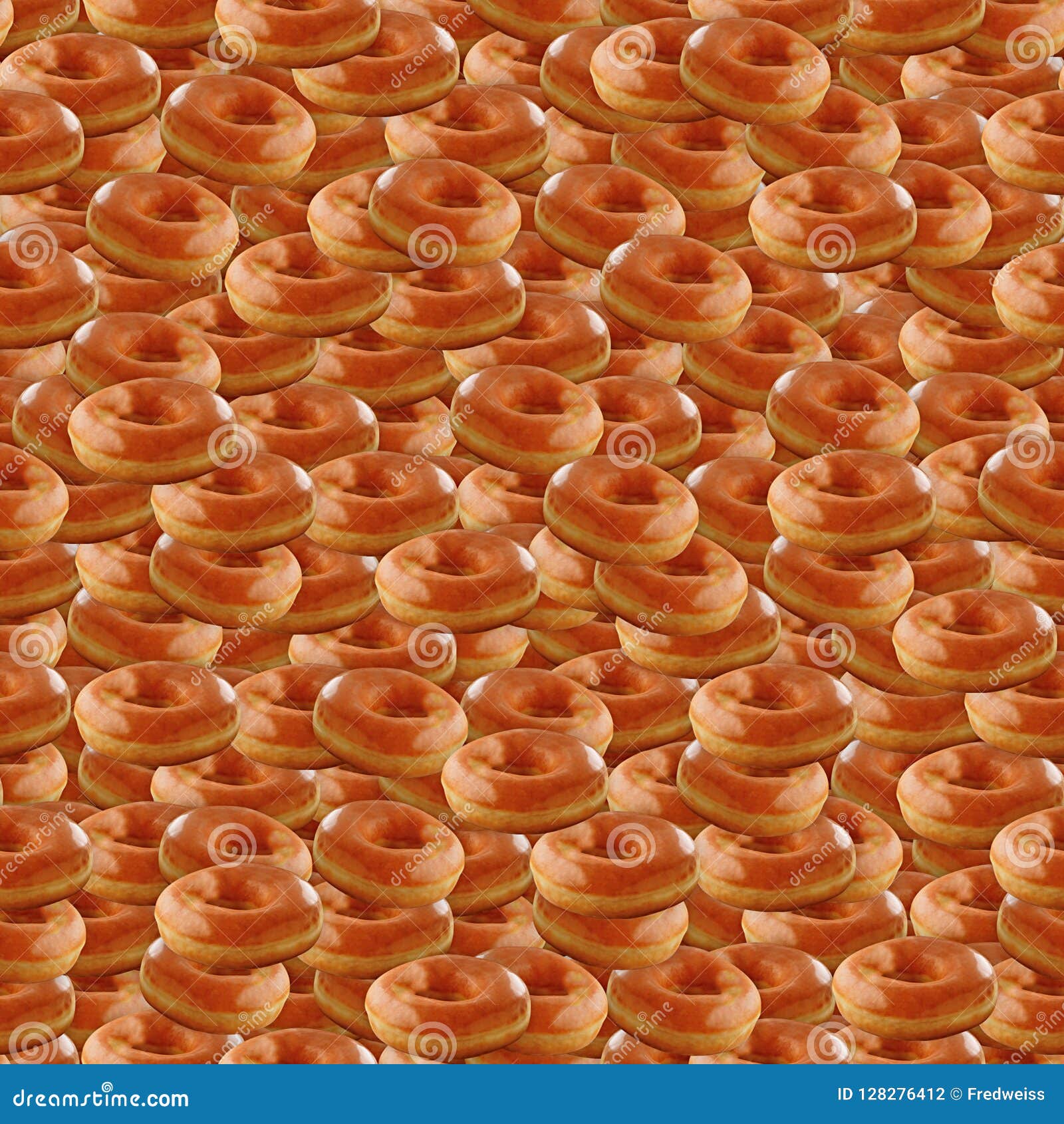 Glazed Doughnuts Seamless Texture Tile Stock Photo - Image of dessert ...