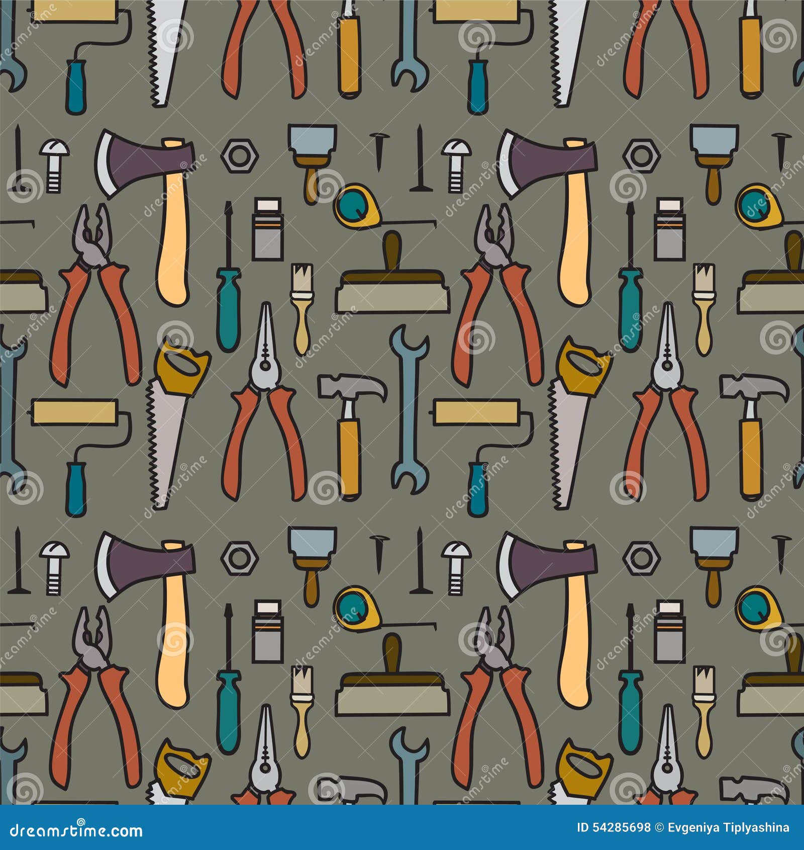 Tools Set In Gray Scale Stock Photography | CartoonDealer.com #52403924