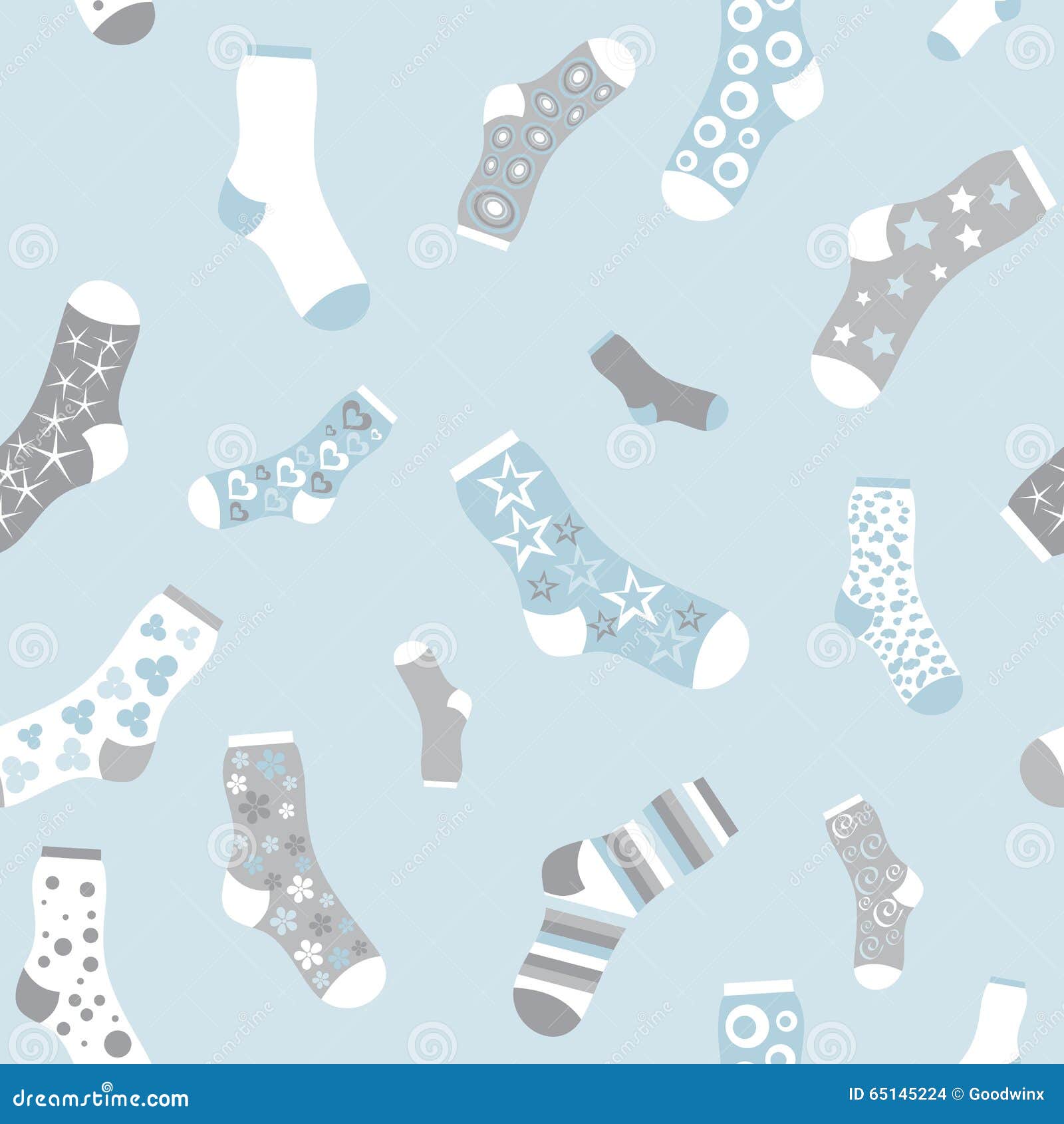 Seamless Texture Vector Background Socks Stock Vector - Illustration of ...