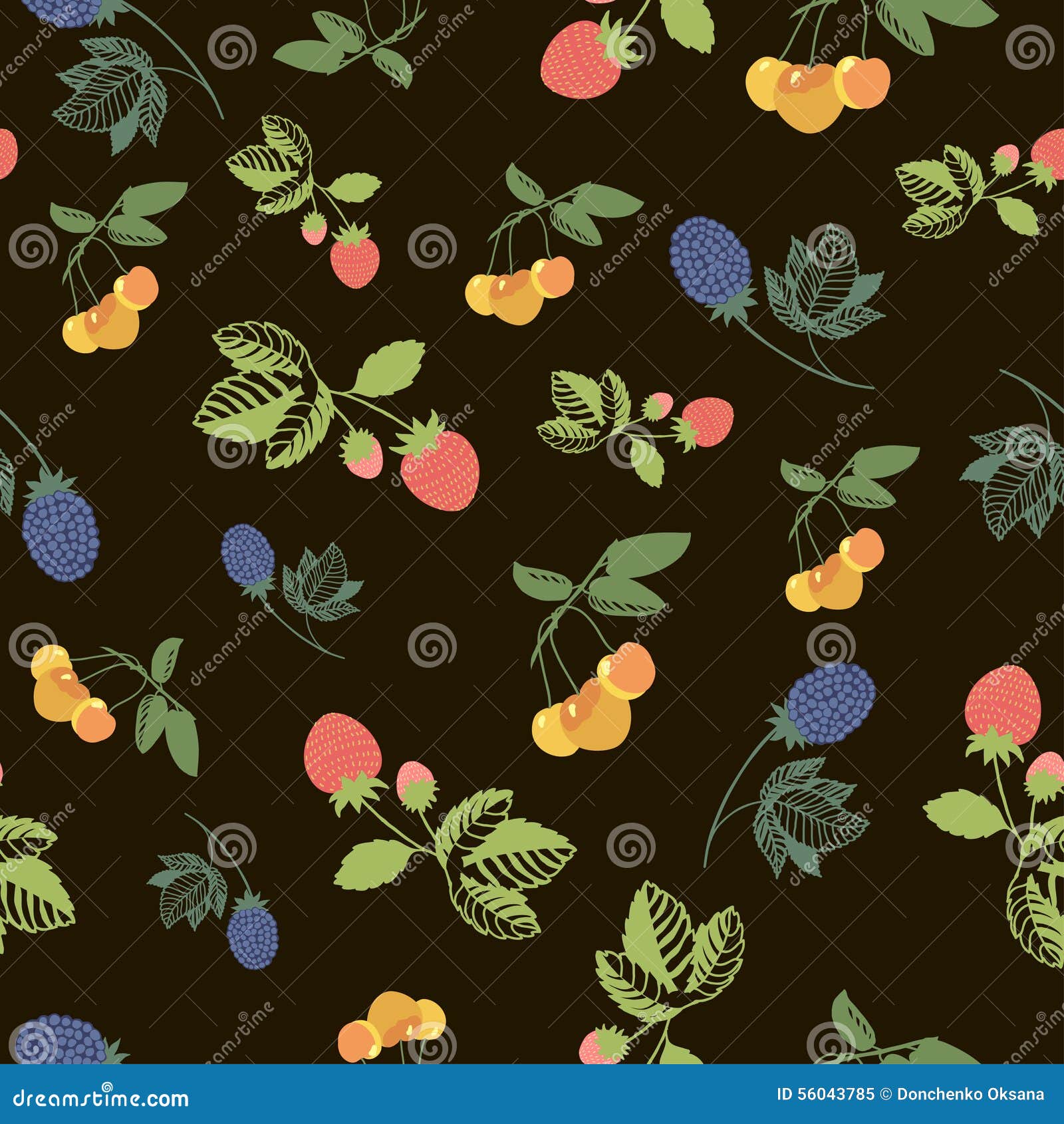 Seamless Texture stock vector. Illustration of vegetarian - 56043785