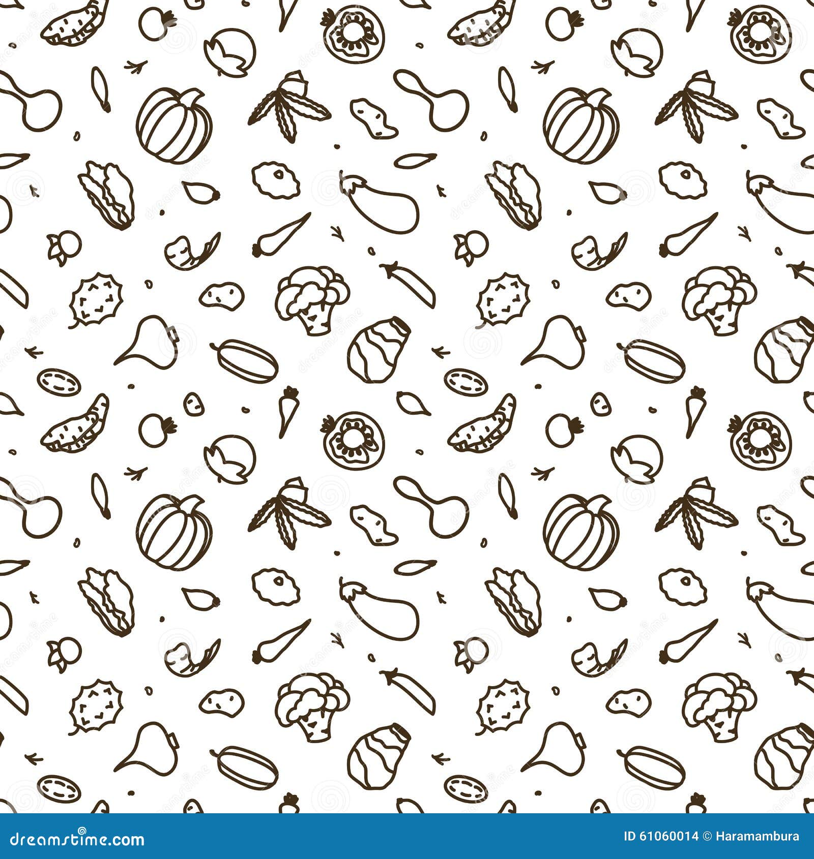 Seamless Texture with Vegetables. Stock Vector - Illustration of ...