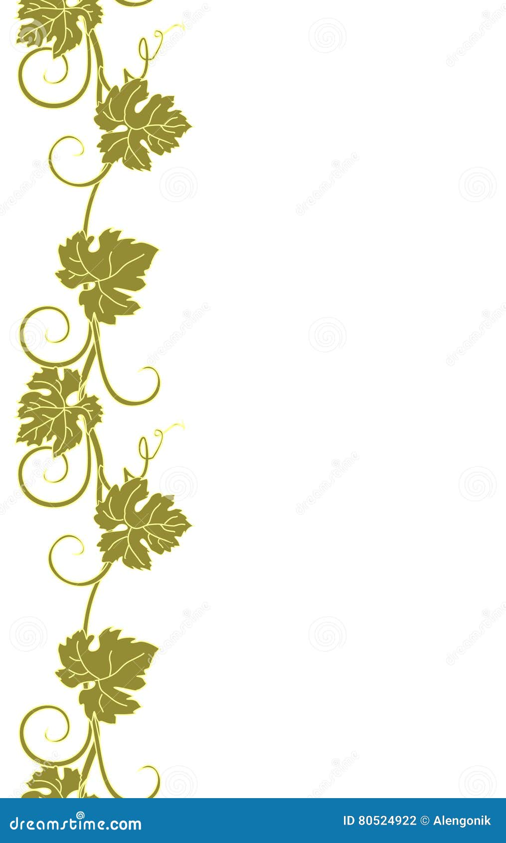 Seamless Texture with Vines. Stock Vector - Illustration of retro ...