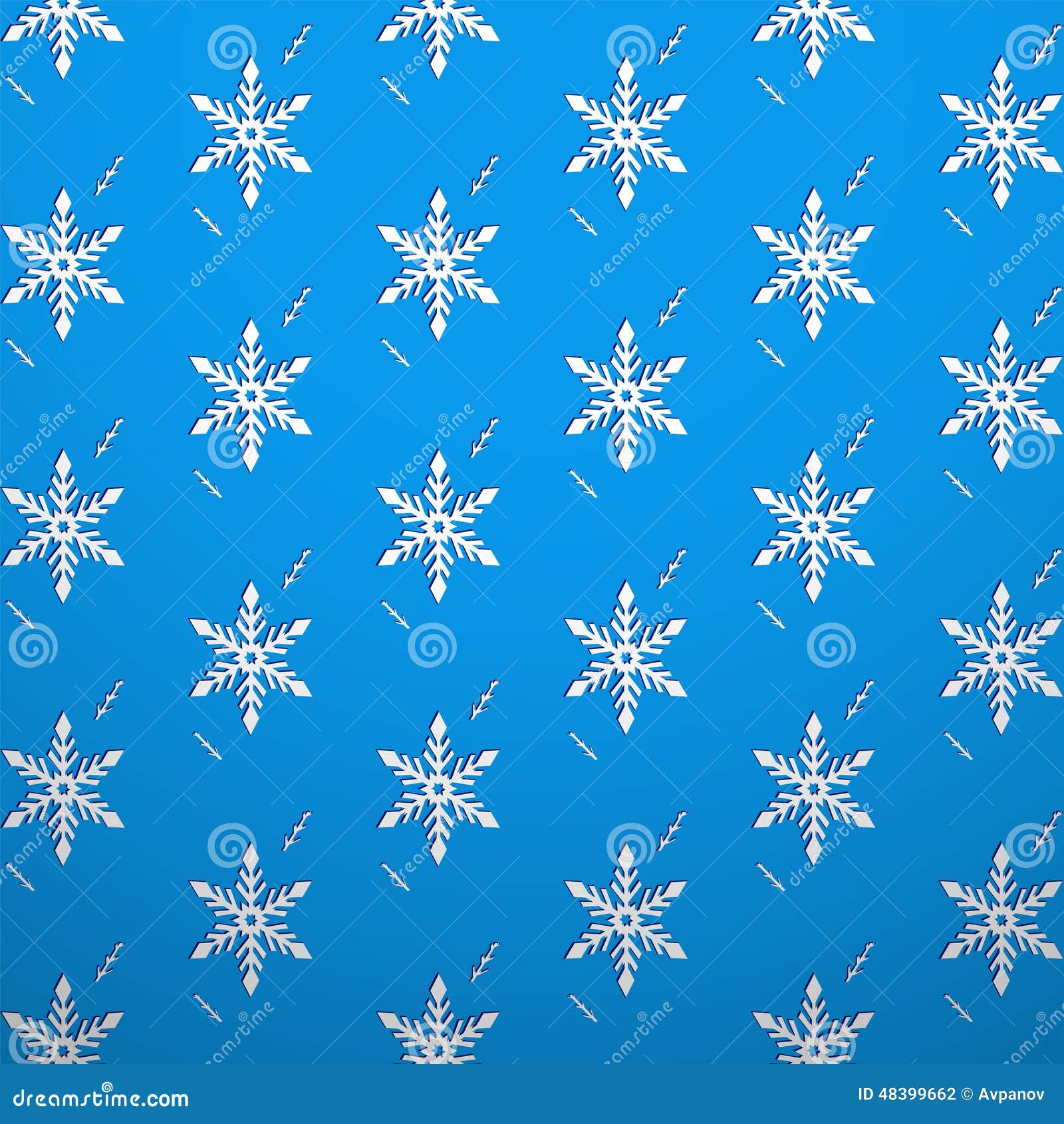 Seamless Texture Wallpaper Snowflake Stock Vector - Illustration of ...