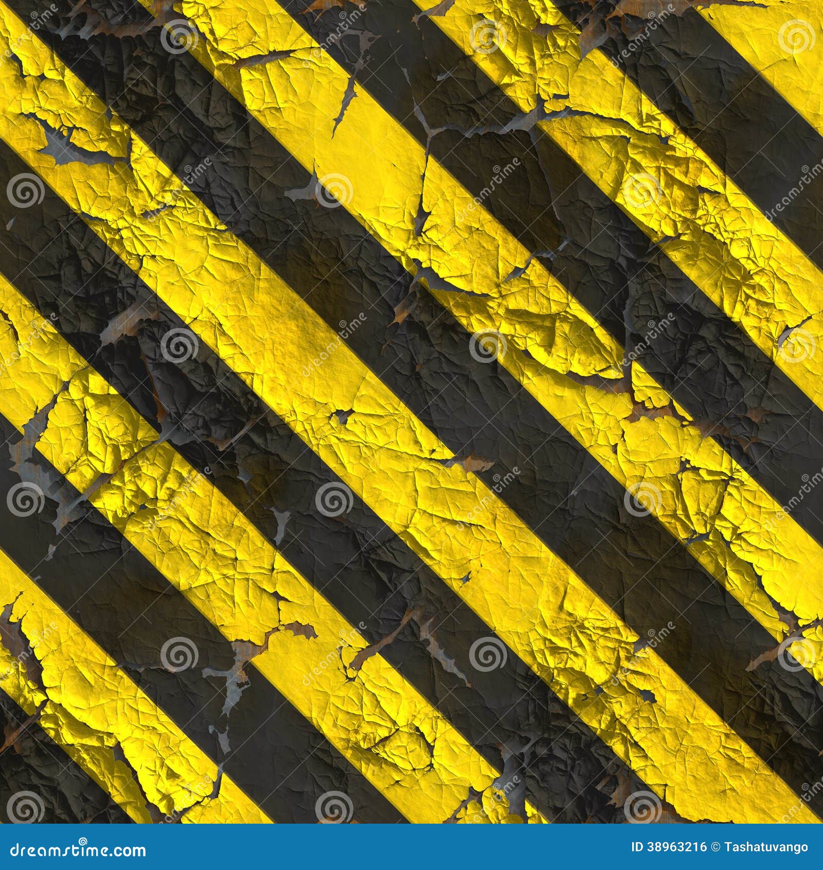 Seamless Texture of Warning Stripes Surface. Stock Illustration ...