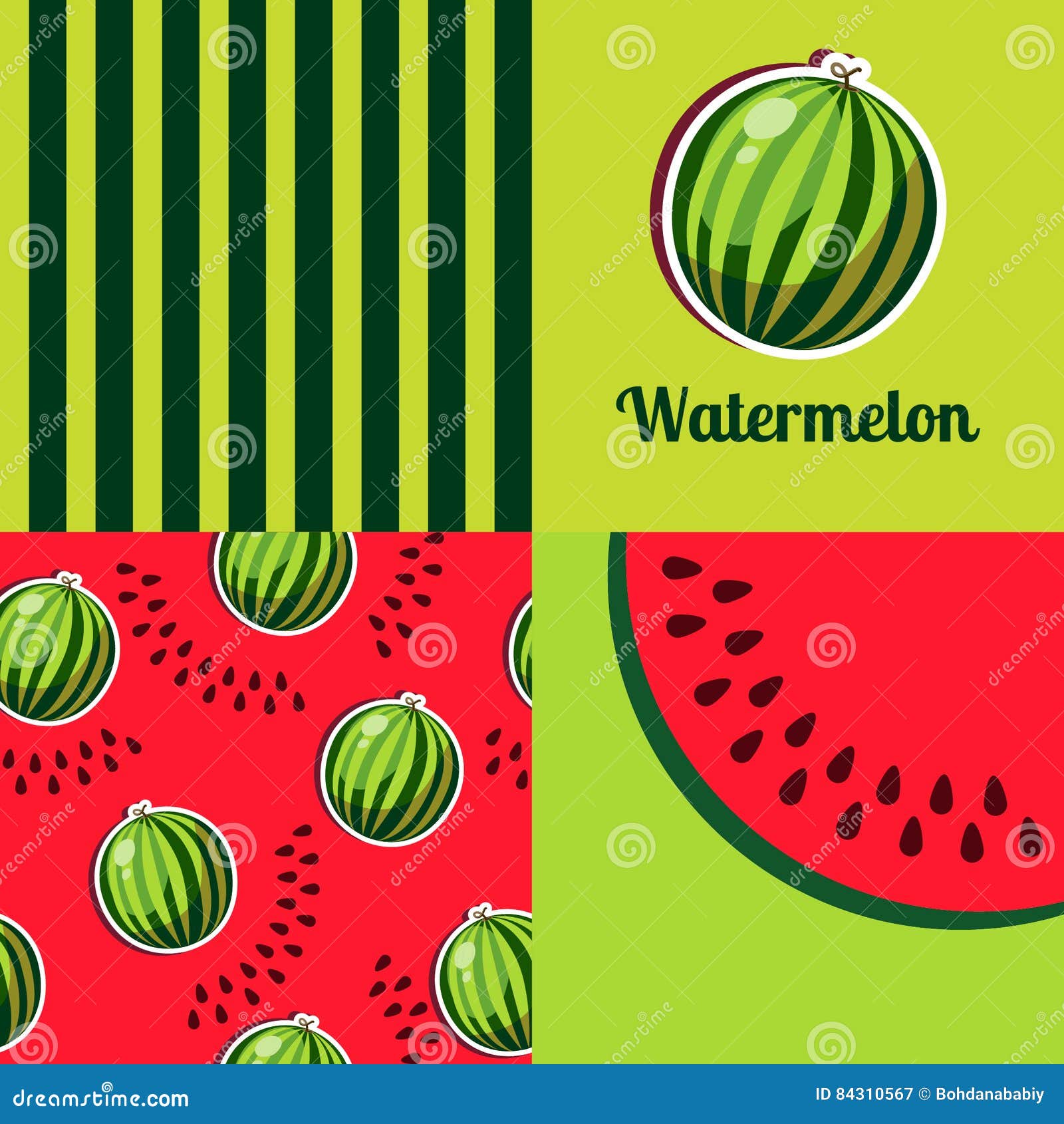 The Texture Of Watermelon Rind.AI Generated Stock Photo | CartoonDealer ...
