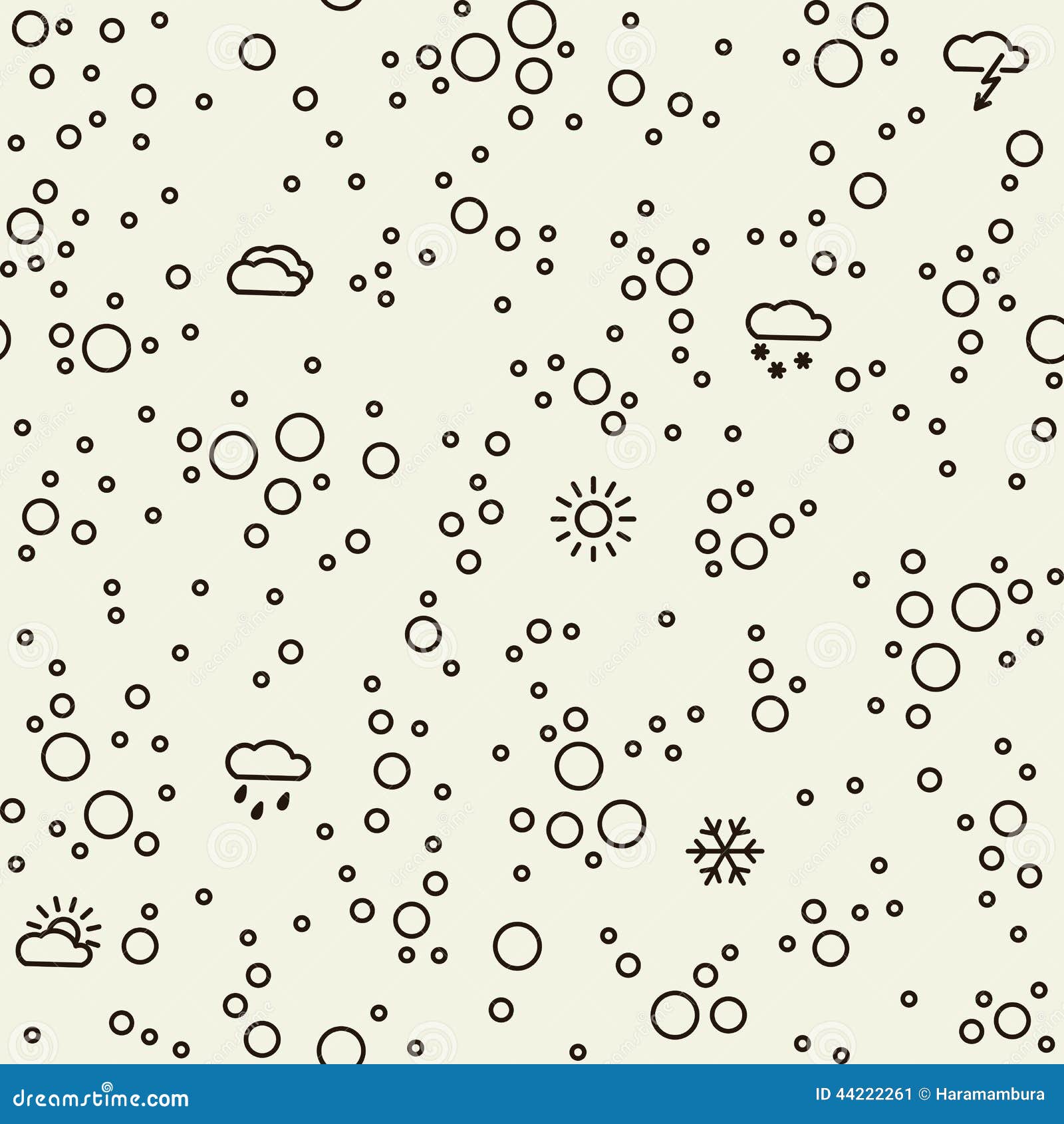 Seamless texture - weather stock vector. Illustration of light - 44222261