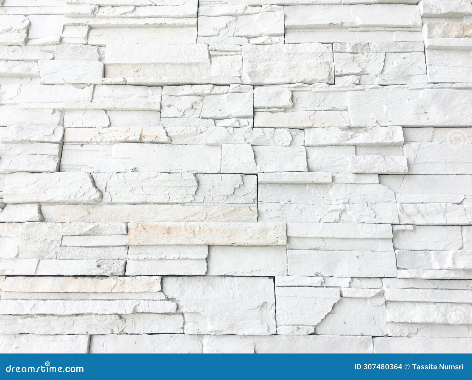 Seamless Texture of White Decorative Stacked Stone, Natural Stone ...
