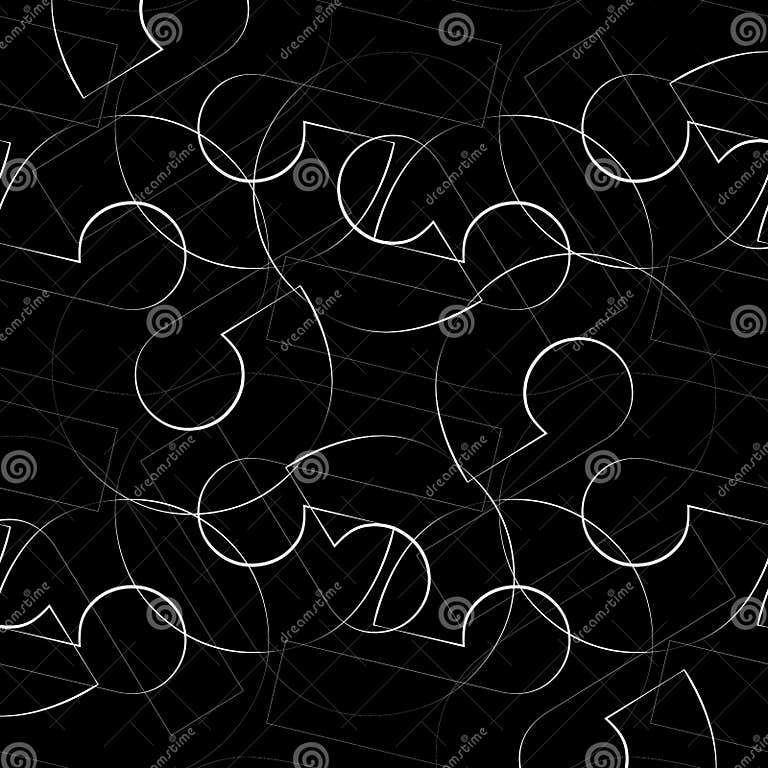 Seamless Texture with White Intersecting Lines, Modern Stylish Image ...