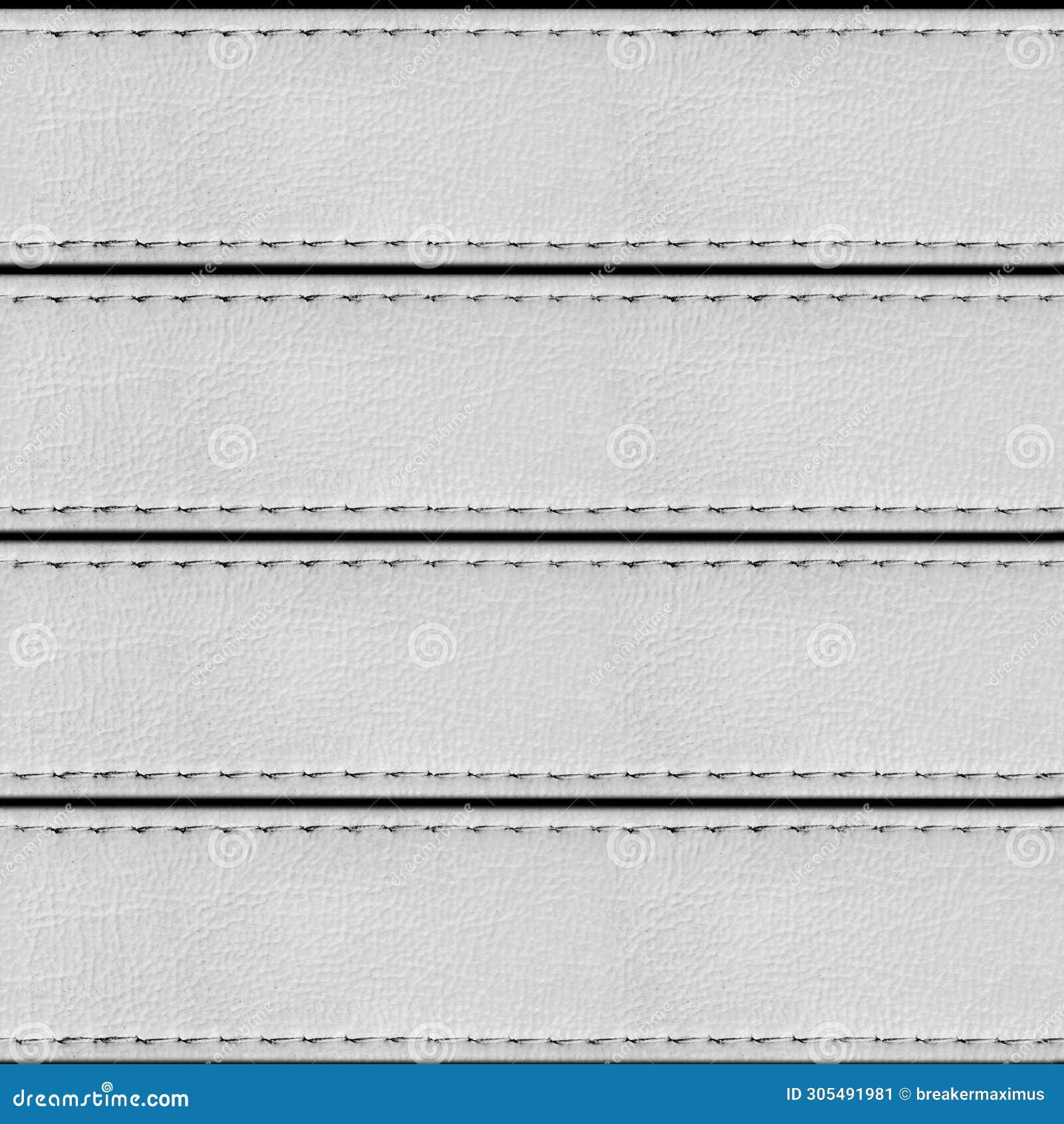 Seamless Texture of White Leather Belt with Stitches Stock Image ...
