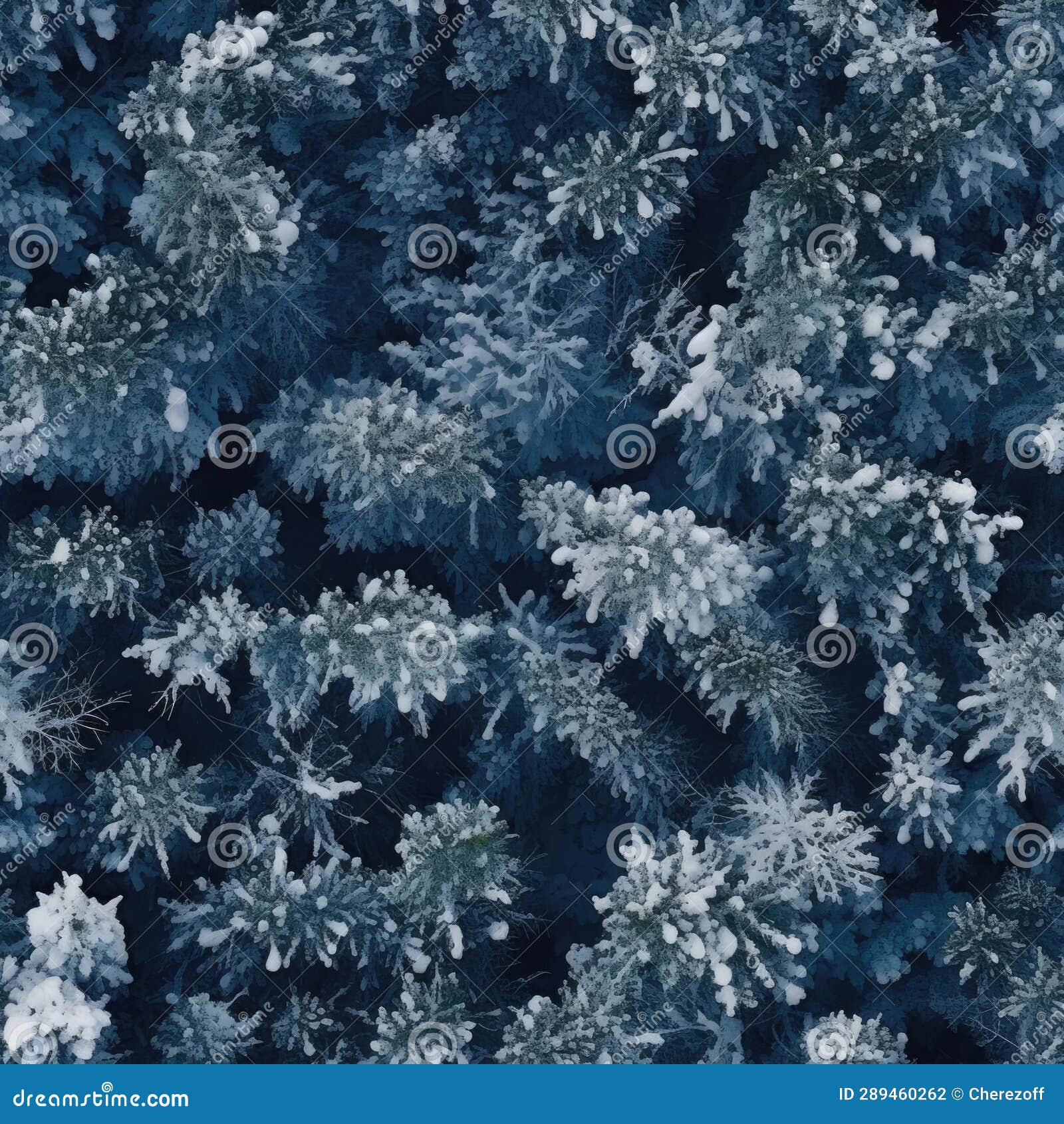 Seamless Texture of Winter Forest Stock Photo - Image of background ...