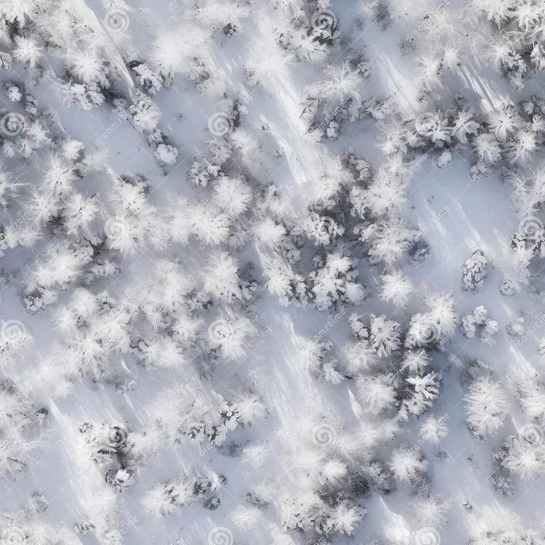 Seamless Texture of Winter Forest Stock Photo - Image of snowdrift ...