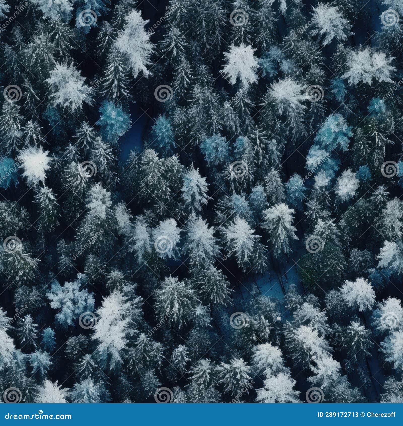 Seamless Texture of Winter Forest Stock Illustration - Illustration of ...