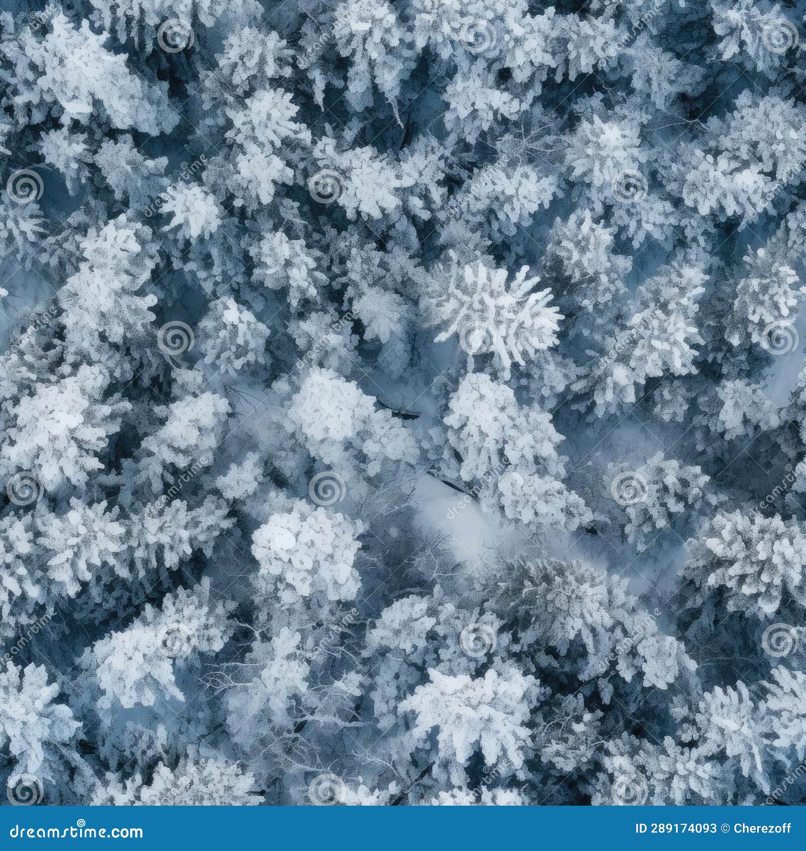 Seamless Texture of Winter Forest Stock Illustration - Illustration of ...