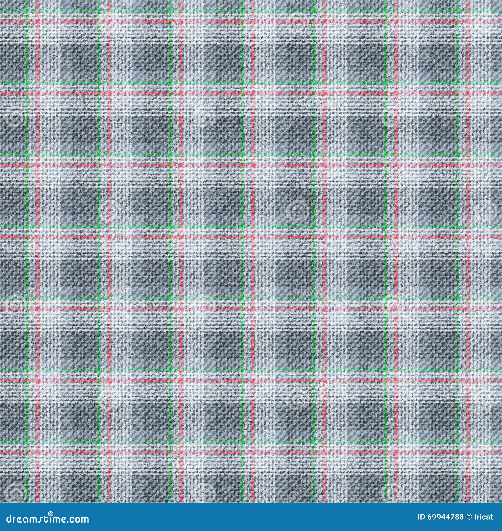 Seamless Texture of Wool Fabric in a Cage. Grey Material with Thin ...