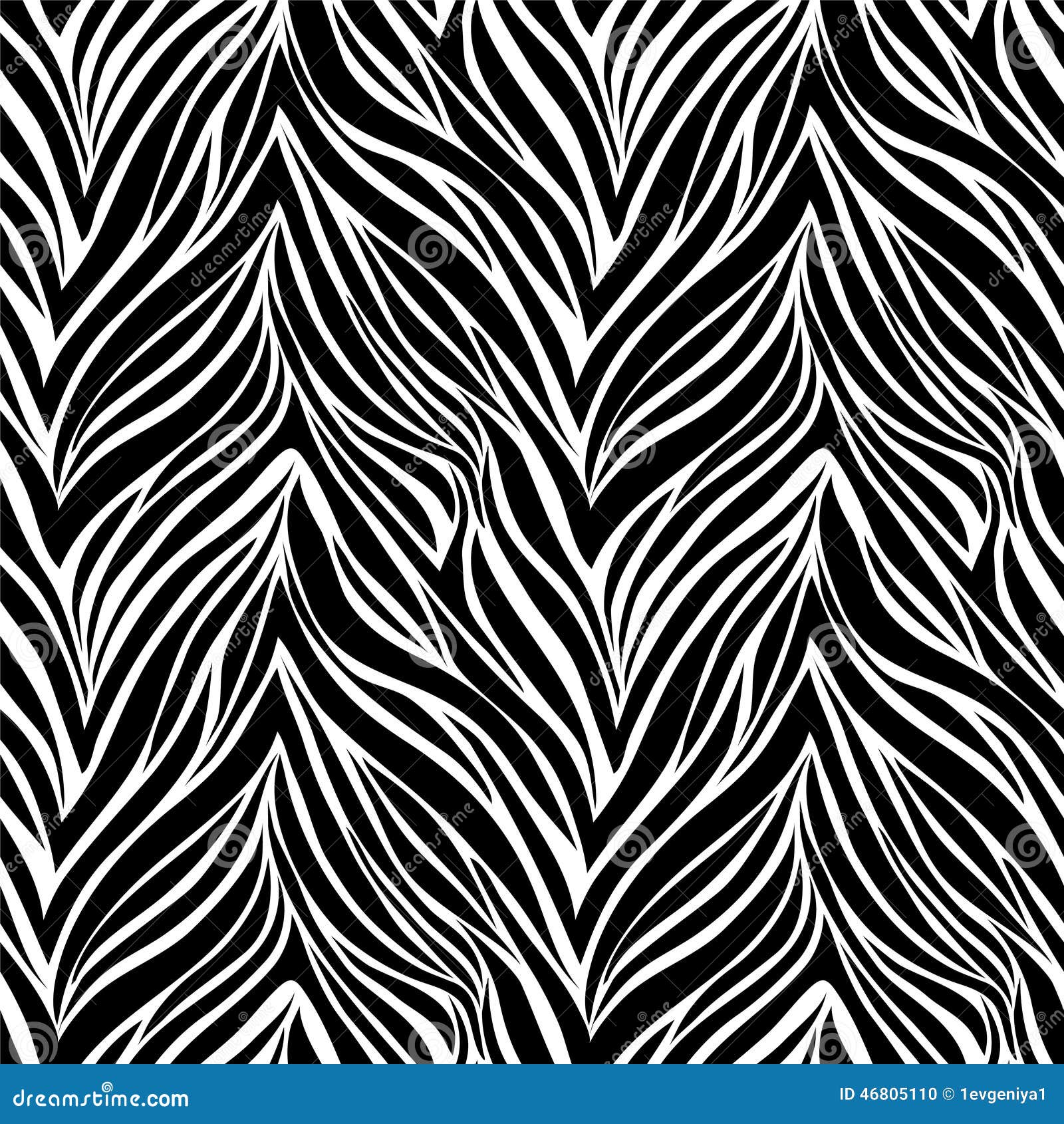 Seamless Texture of Zebra Skin Stock Illustration - Illustration of ...