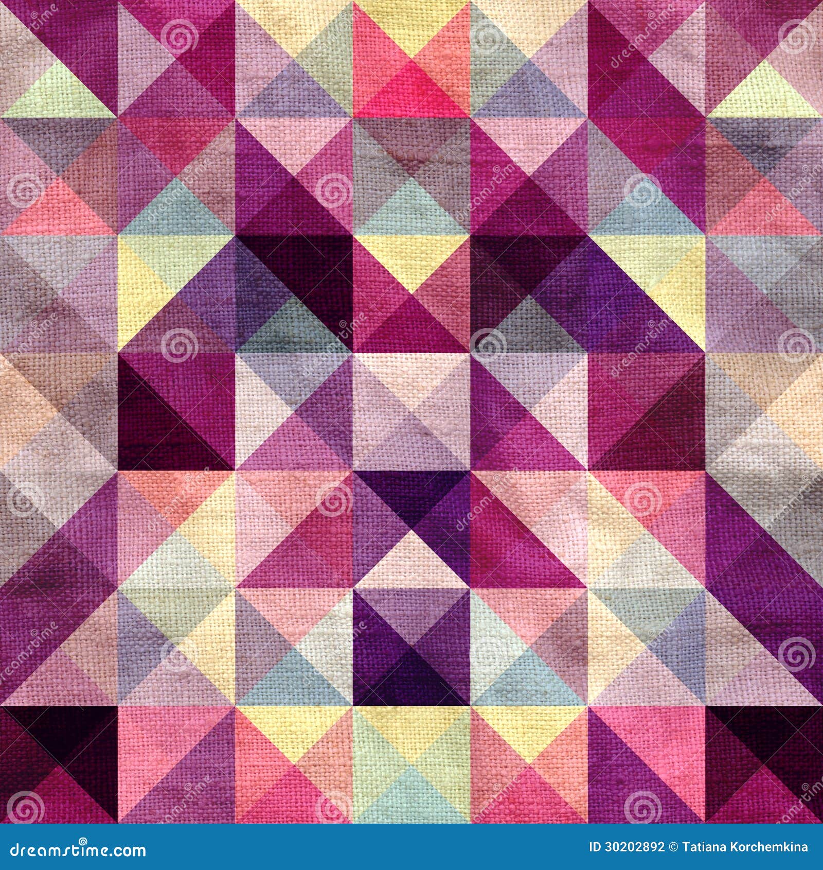 Interesting Texture of Colored Triangles Stock Illustration ...