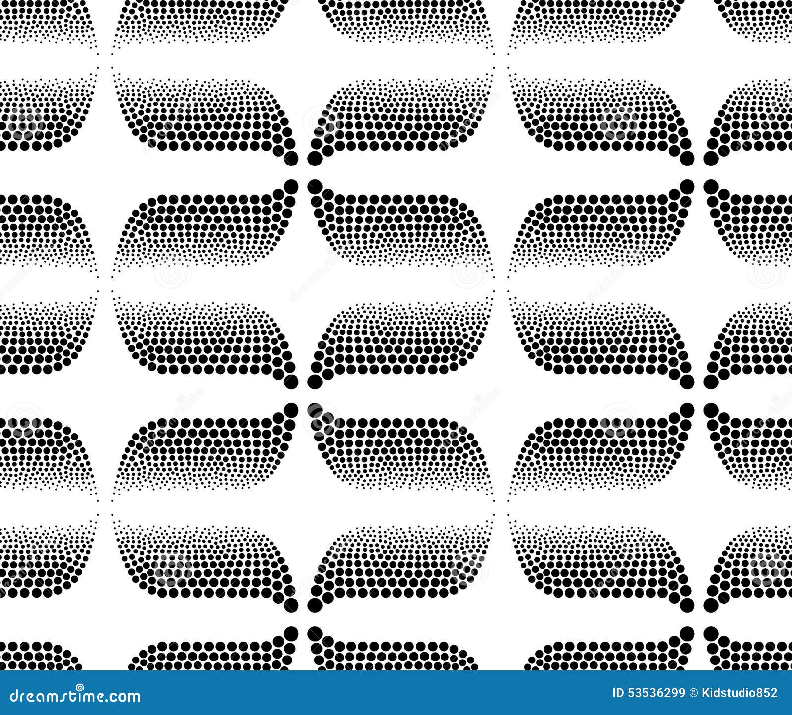 Seamless Textured Circle Dots Wallpaper Pattern Stock Vector ...