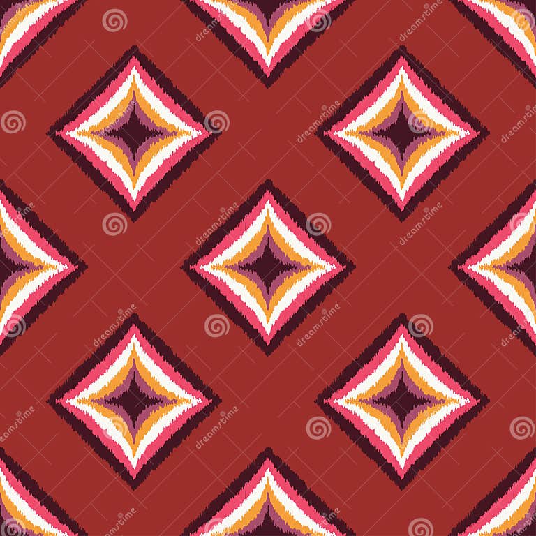 Seamless Textured Rhombus Wallpaper Pattern Stock Vector - Illustration ...