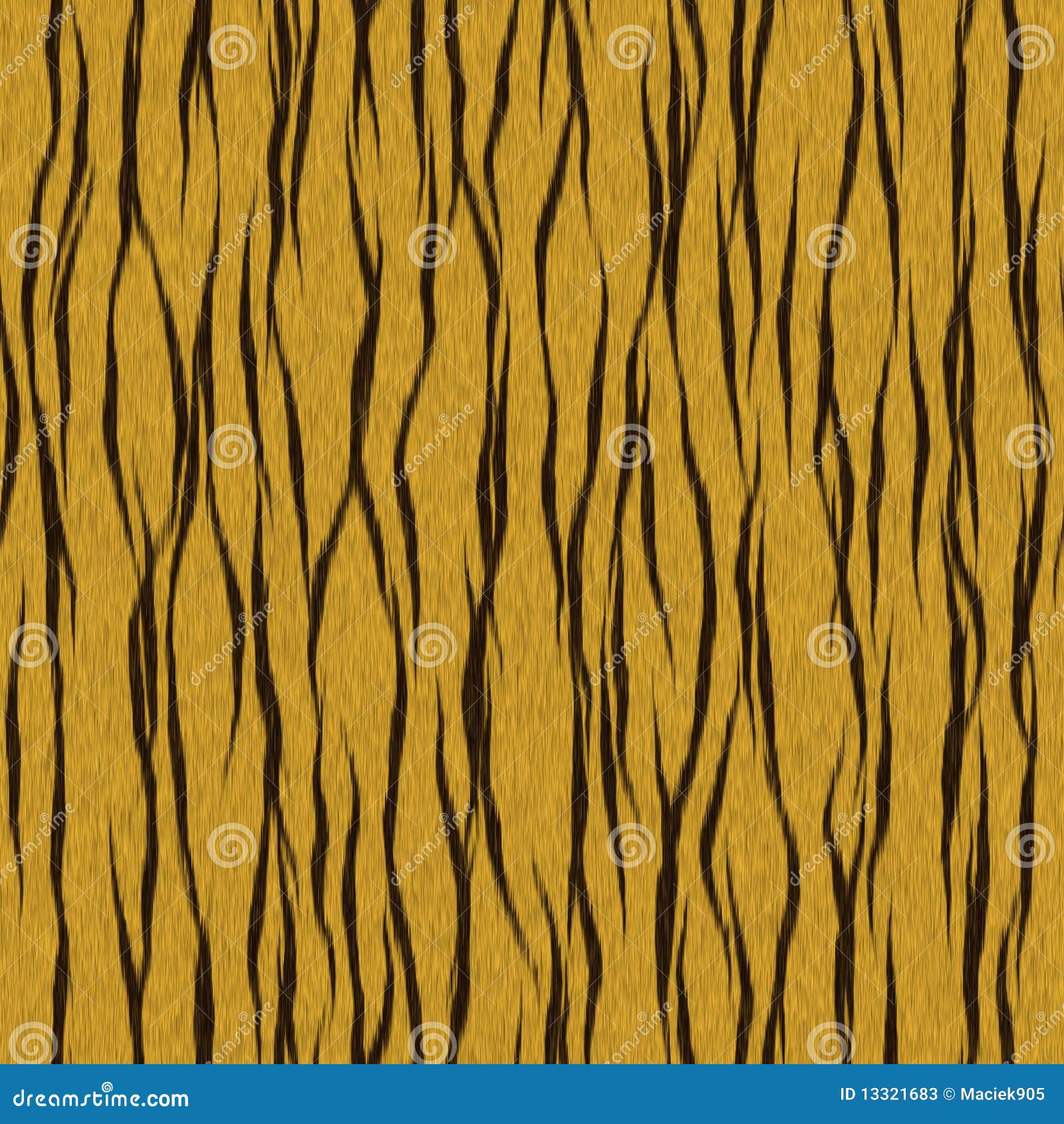 Seamless tiger fur pattern stock illustration. Illustration of africa ...
