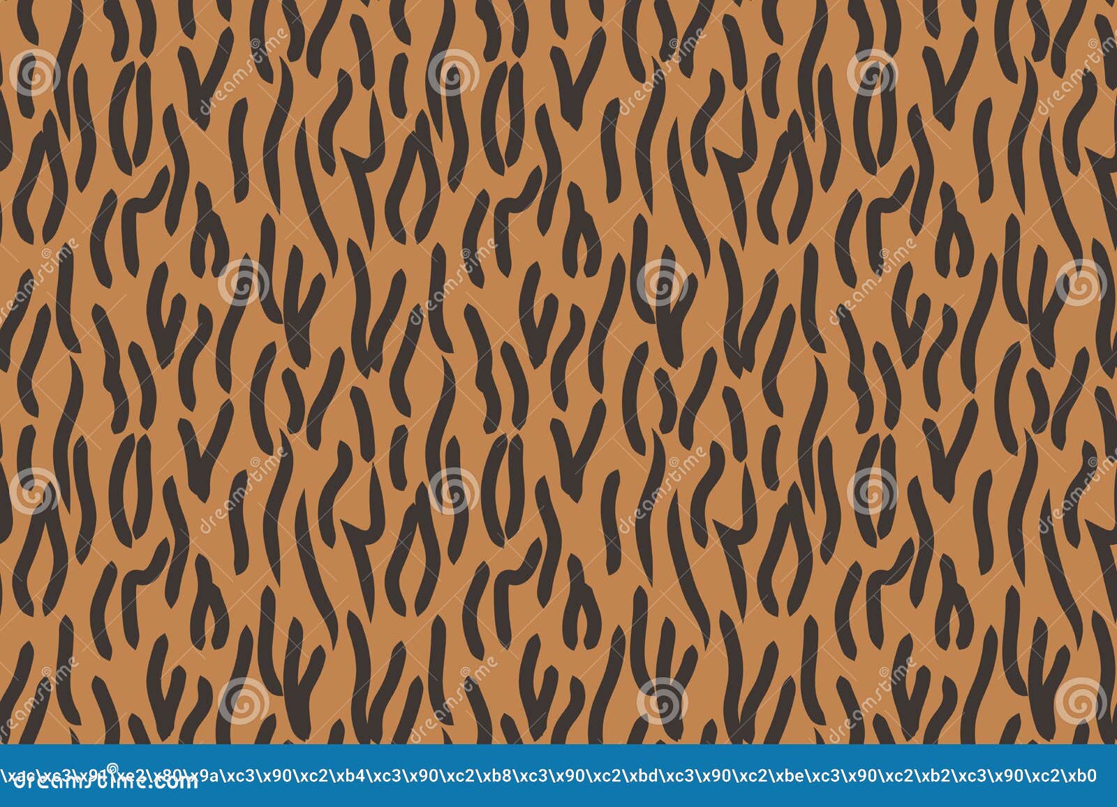 Seamless Tiger Skin Pattern Stock Vector - Illustration of fashion ...
