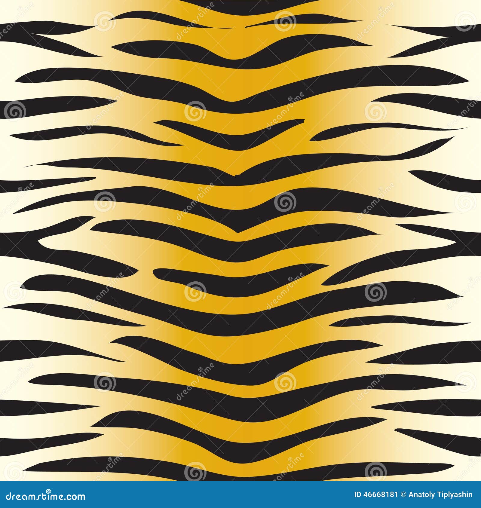 Seamless tiger skin stock vector. Illustration of design - 46668181