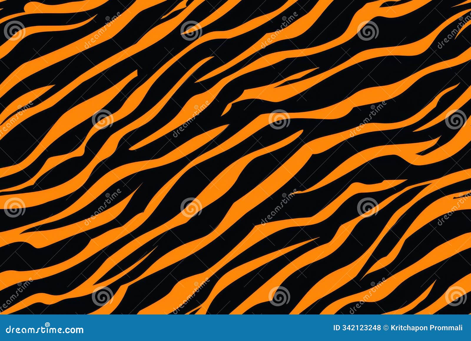 Tiger Stripe Pattern stock illustration. Illustration of safari - 342123248