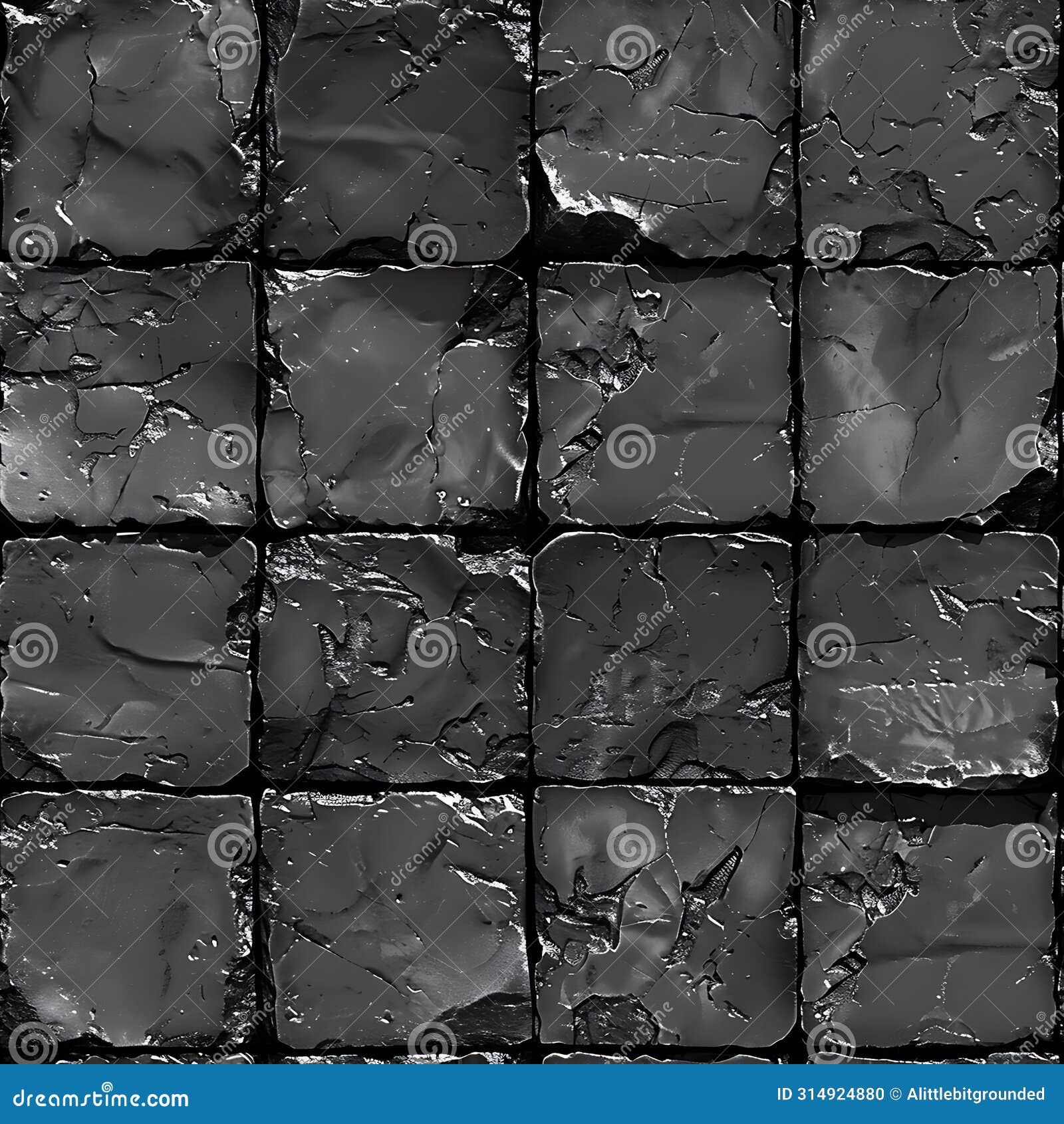 Black Stone Pathway Repeating Pattern Stock Illustration - Illustration ...