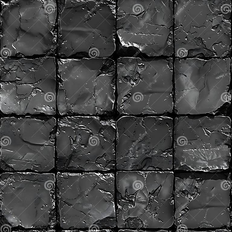 Black Stone Pathway Repeating Pattern Stock Illustration - Illustration ...