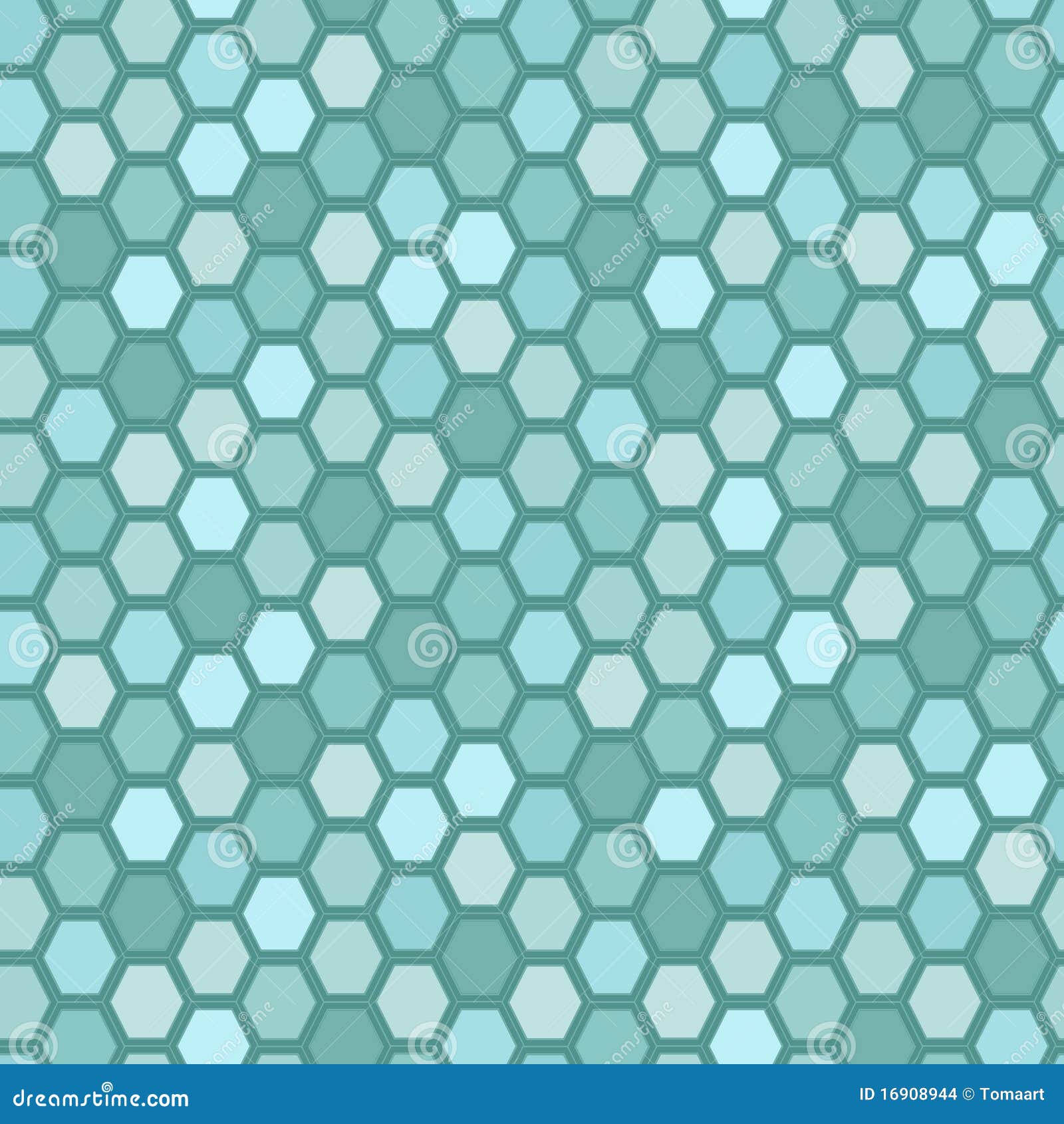 Seamless tile pattern stock vector. Illustration of hexagon - 16908944
