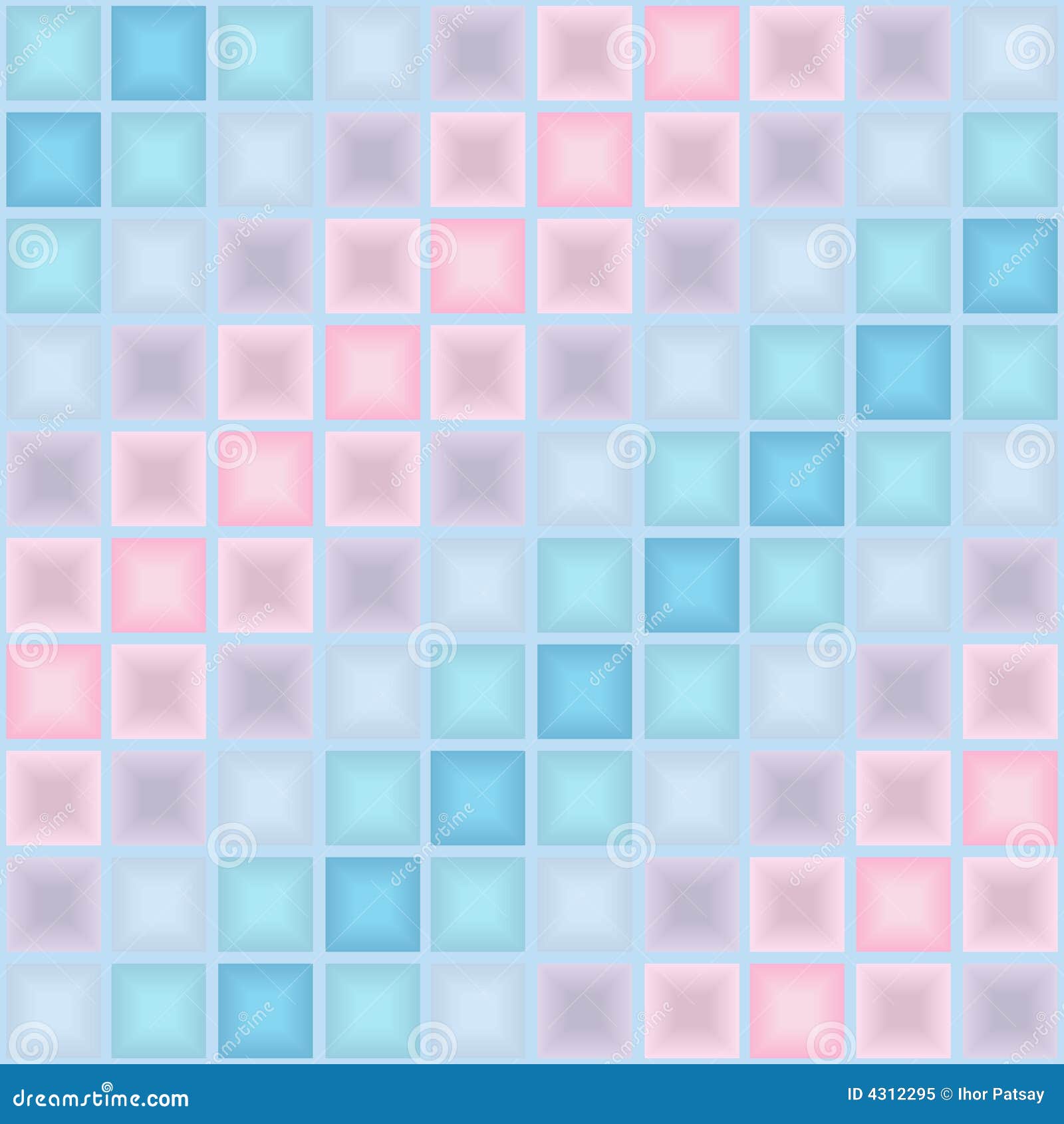 Seamless tile pattern stock vector. Illustration of pink - 4312295