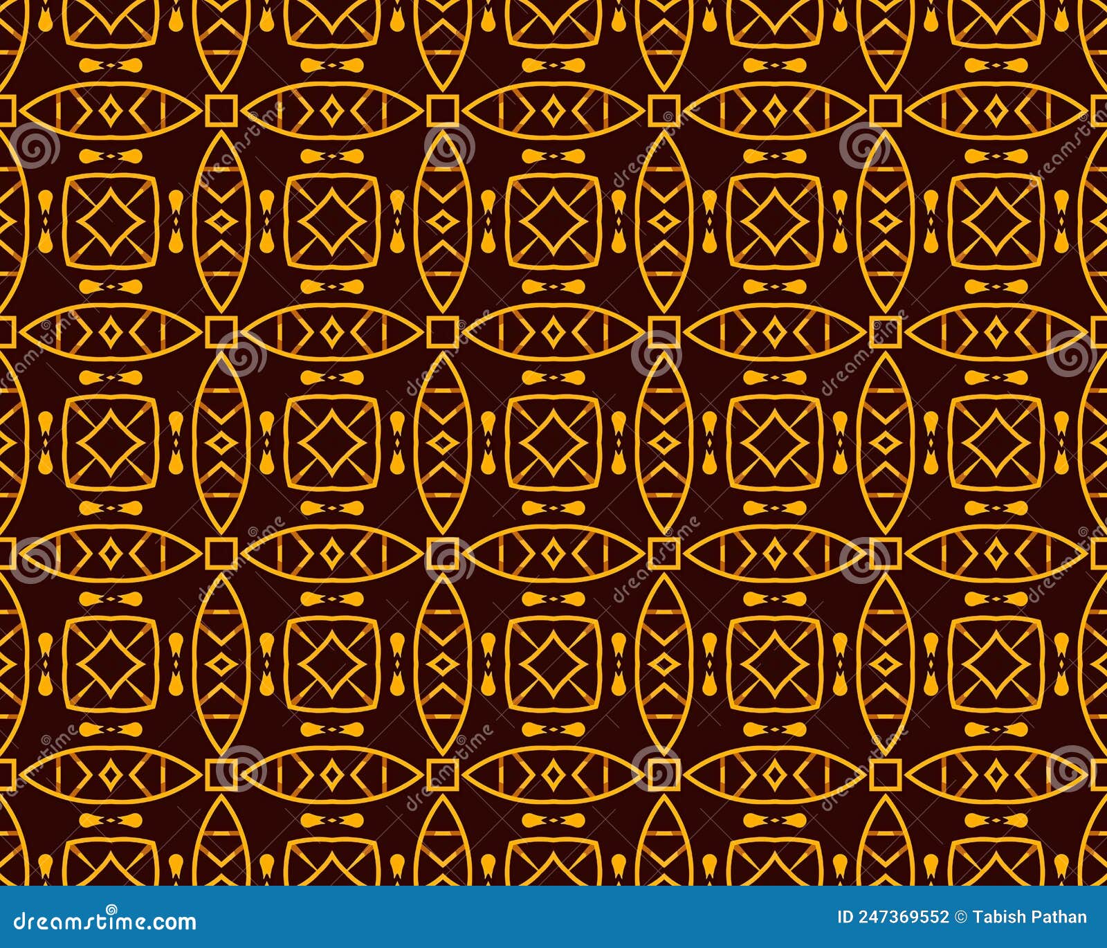 Seamless Tile Pattern for Background or Wallpaper Stock Illustration ...