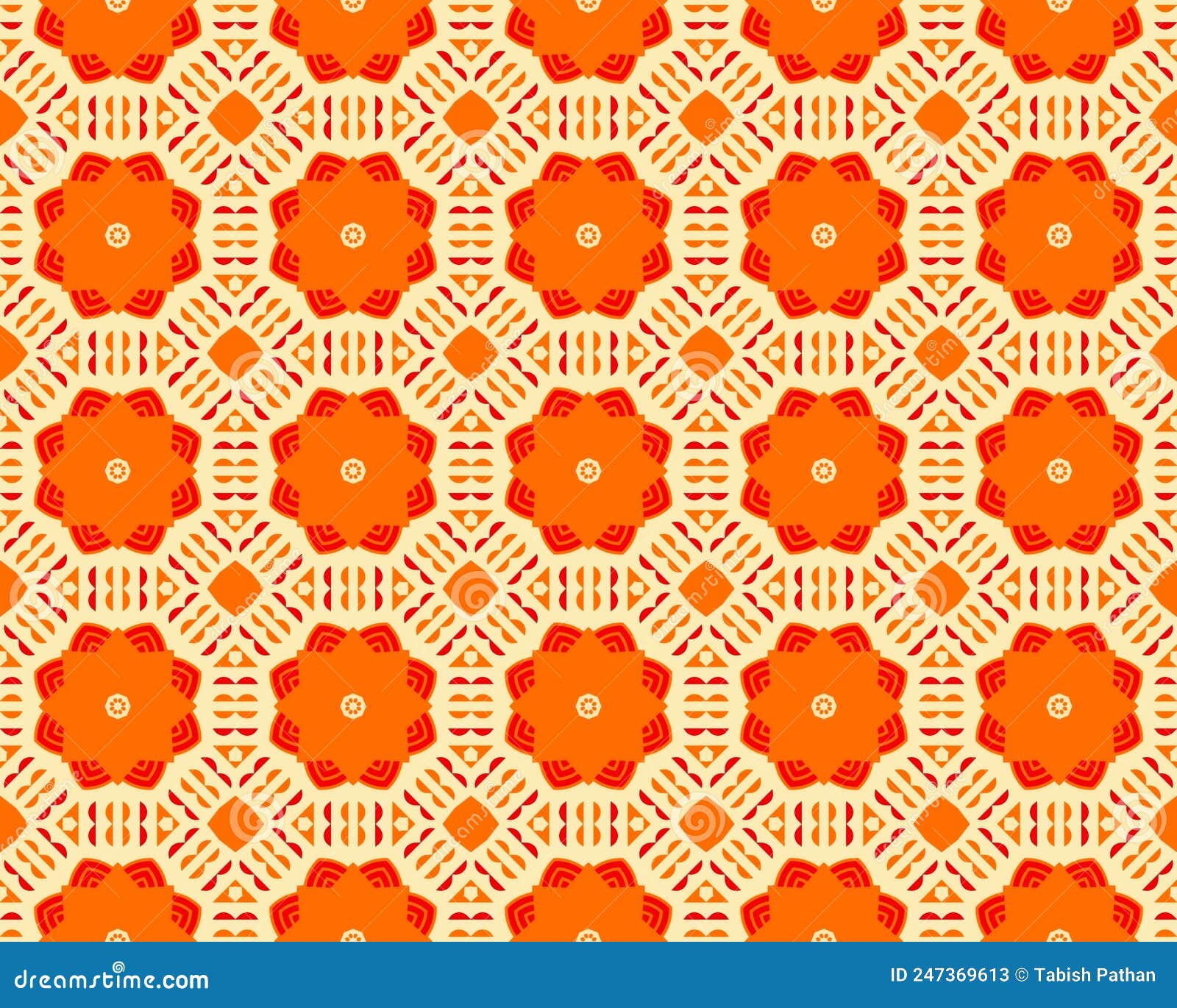 Seamless Tile Pattern for Background or Wallpaper Stock Illustration ...