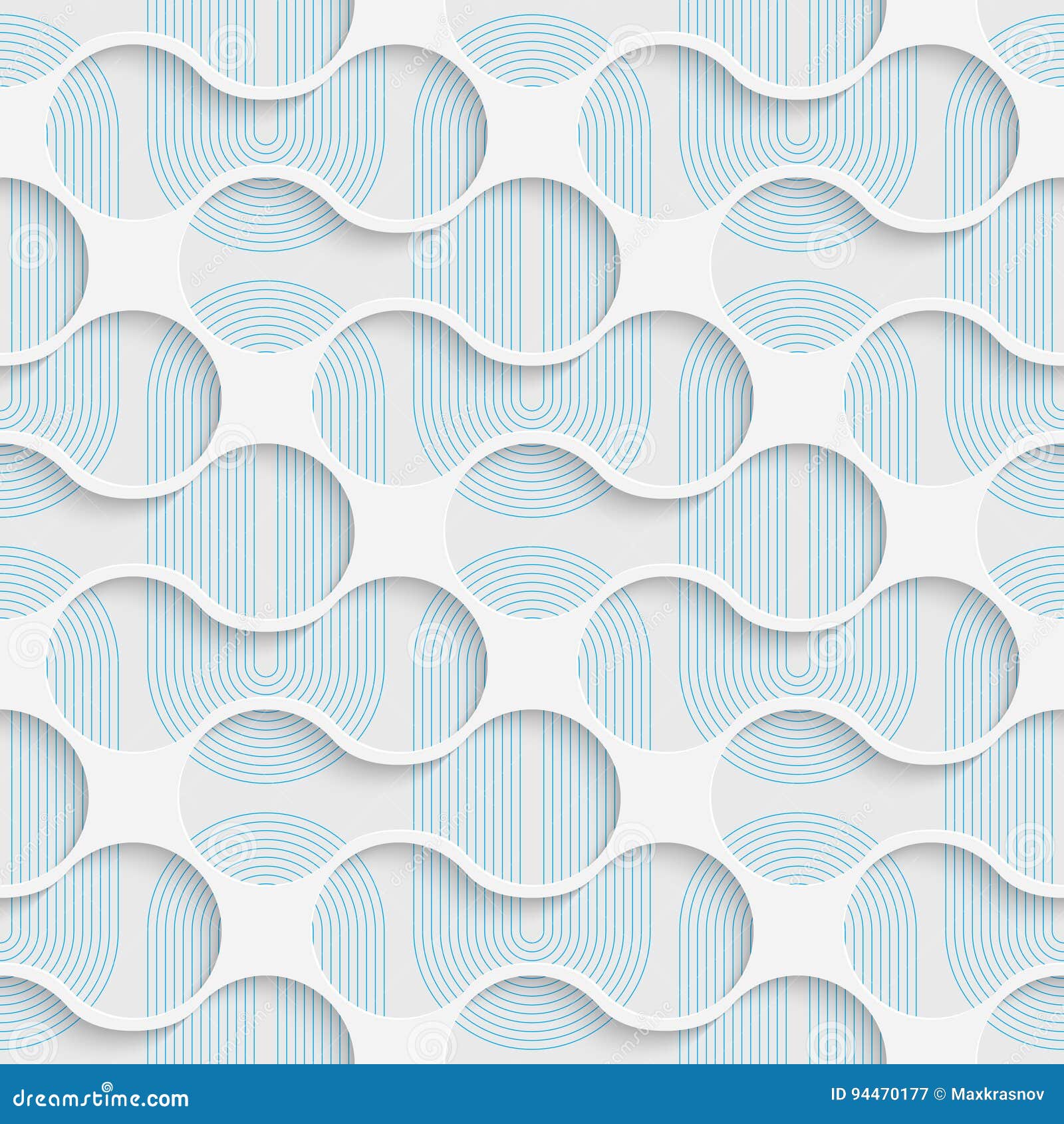Seamless Tile Pattern. 3d Elegant Minimal Geometric Background Stock ...