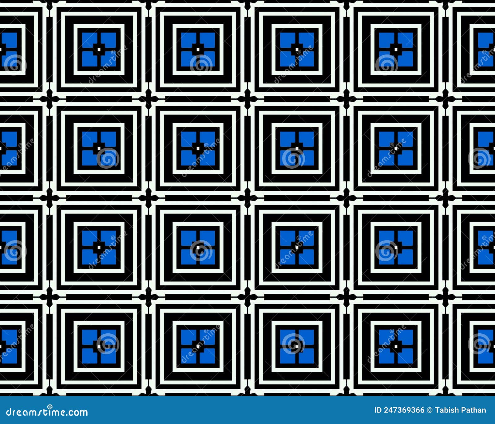 Seamless Tile Pattern in Different Colors Stock Illustration ...