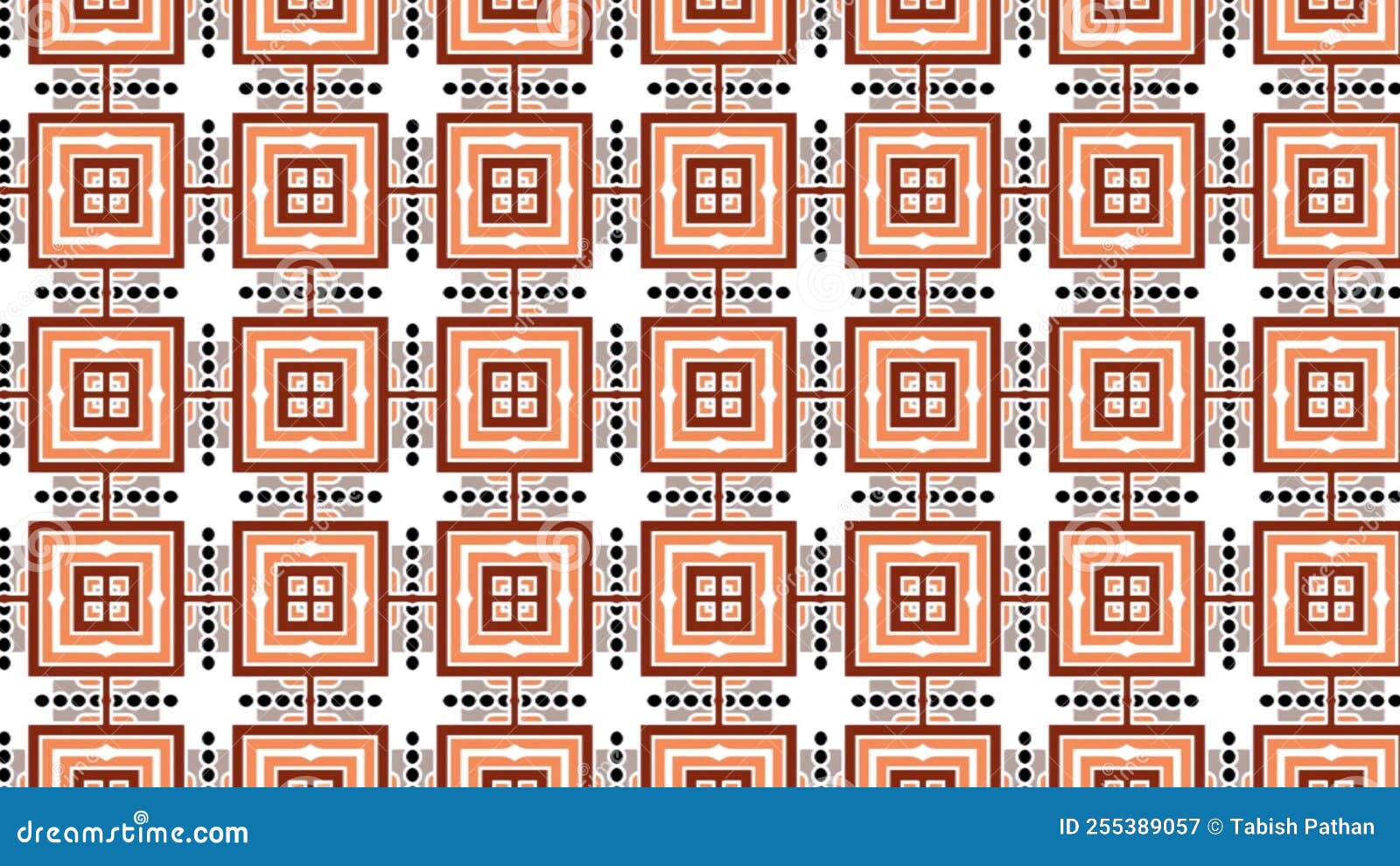 Seamless Tile Pattern Illustration with Squares Animation Sliding on ...