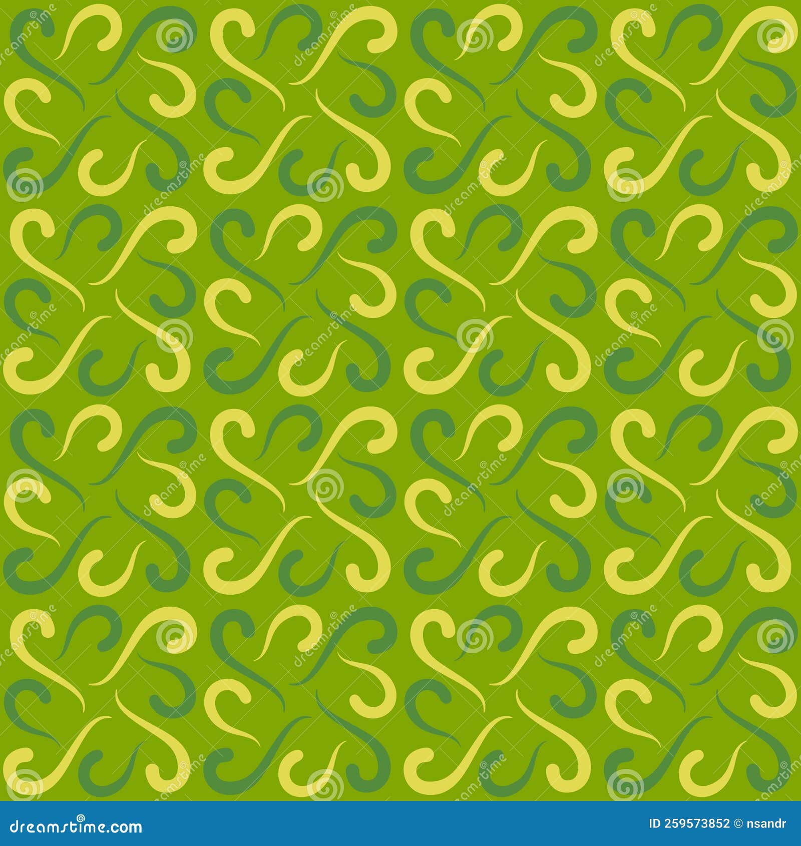 Seamless Tile Pattern in Traditional Style. Simple Abstract Spiral ...