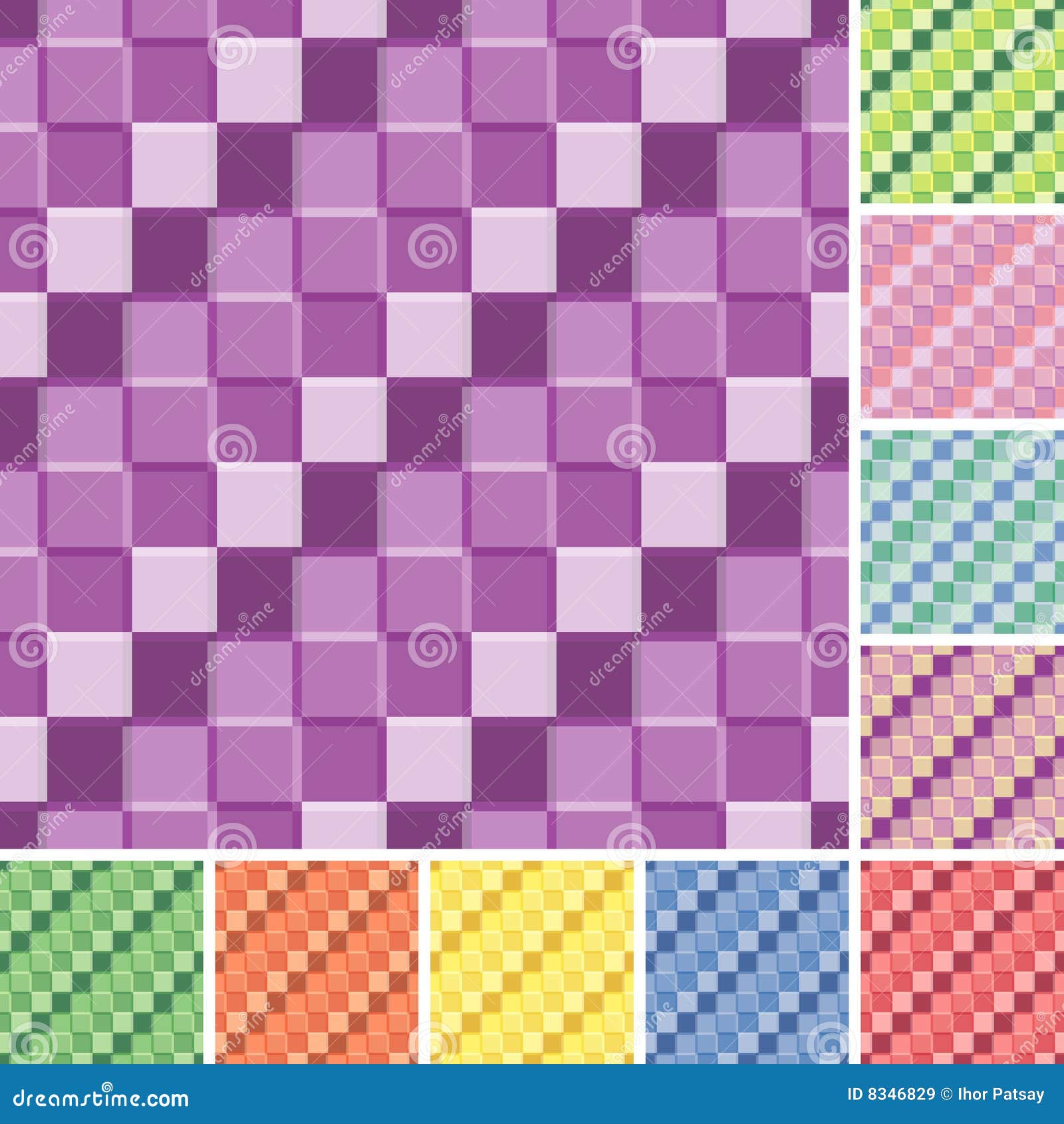 Seamless tile patterns stock vector. Illustration of square - 8346829