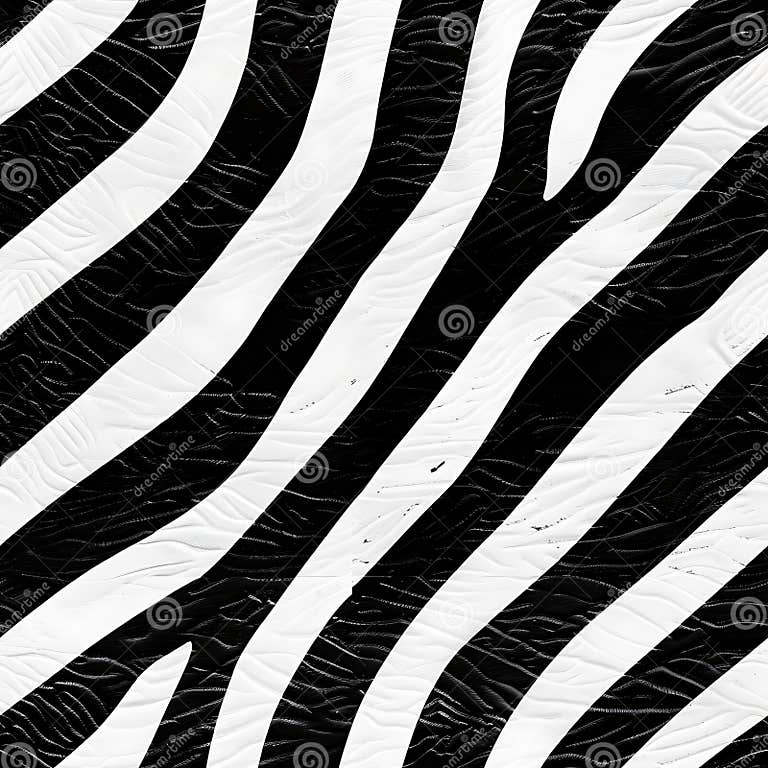 Zebra Fur Background Seamless Tile Repeating Pattern Stock Illustration ...