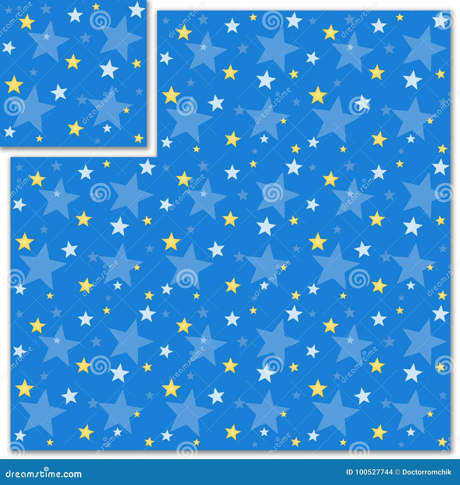 Stars Tile stock vector. Illustration of space, fabric - 100527744