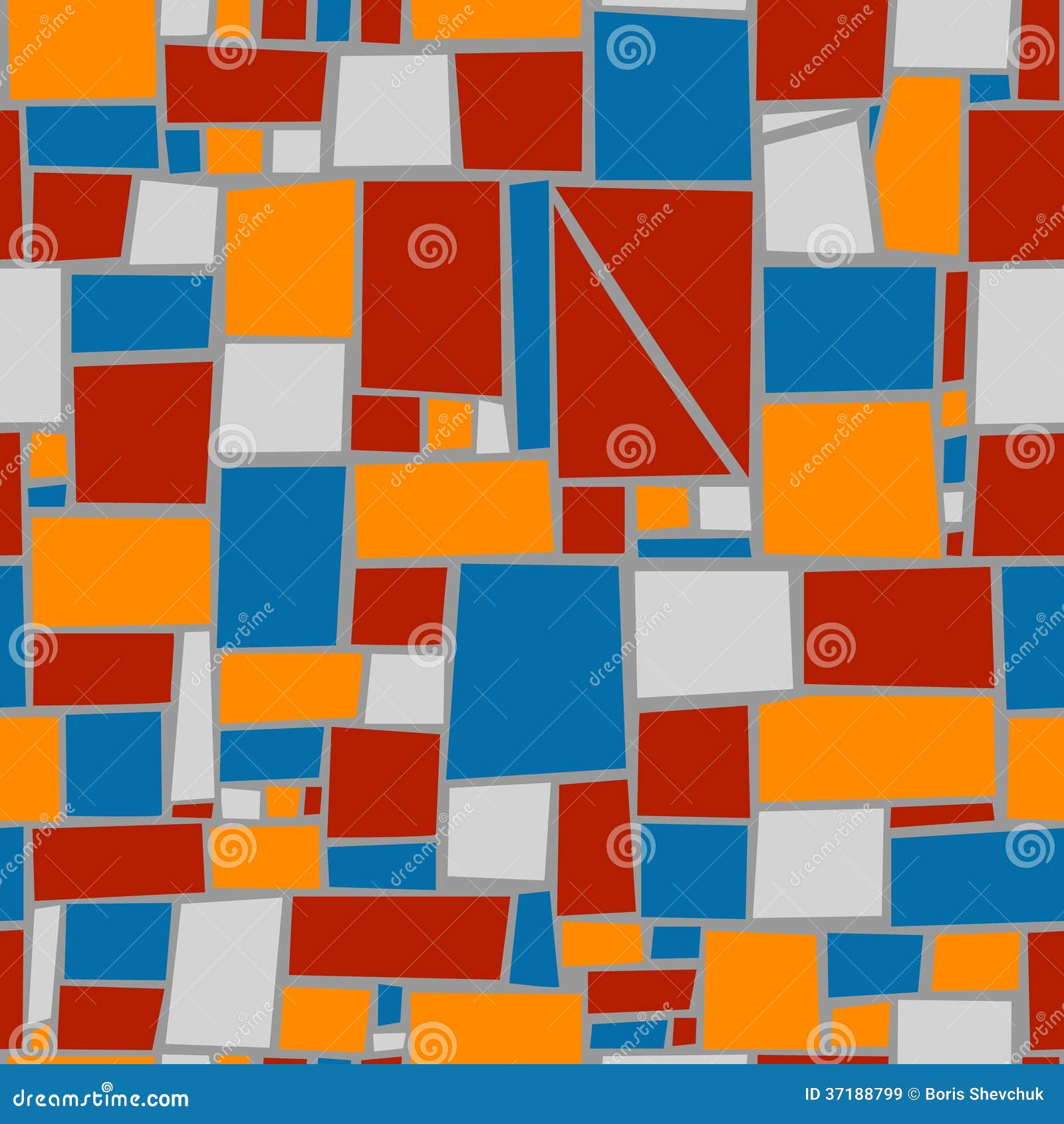 Seamless Tile Vector Background. Stock Vector - Illustration of color ...