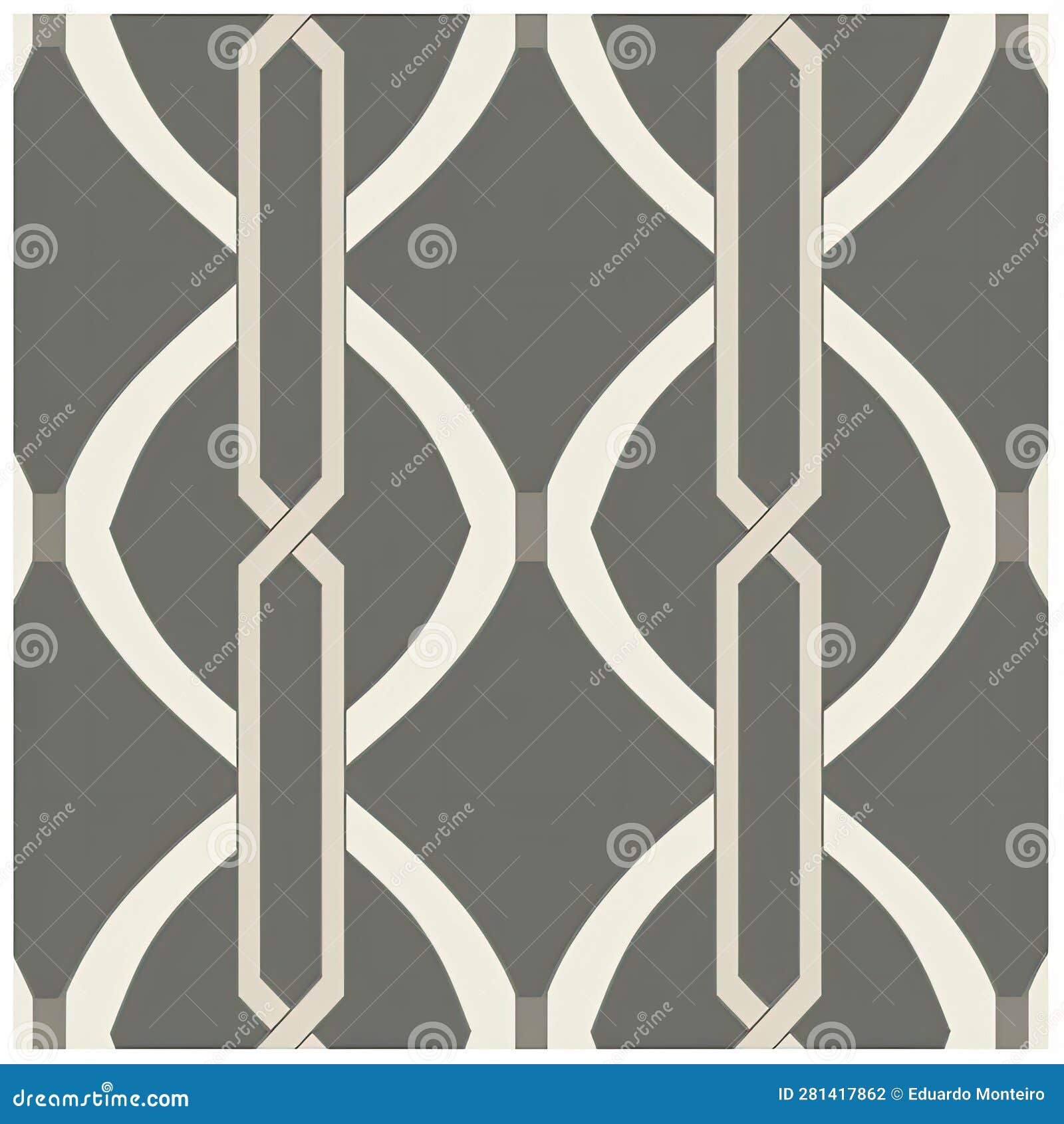 Seamless Tileable Abstract Pattern in Beige and Grey Colors Stock ...